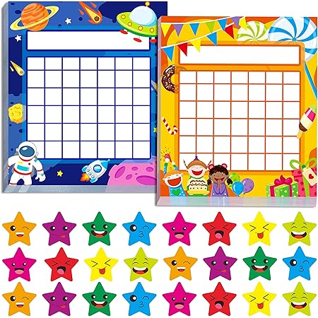Amazon.com : 66 Pack Classroom Incentive Chart in 2 Designs with 2024 ...