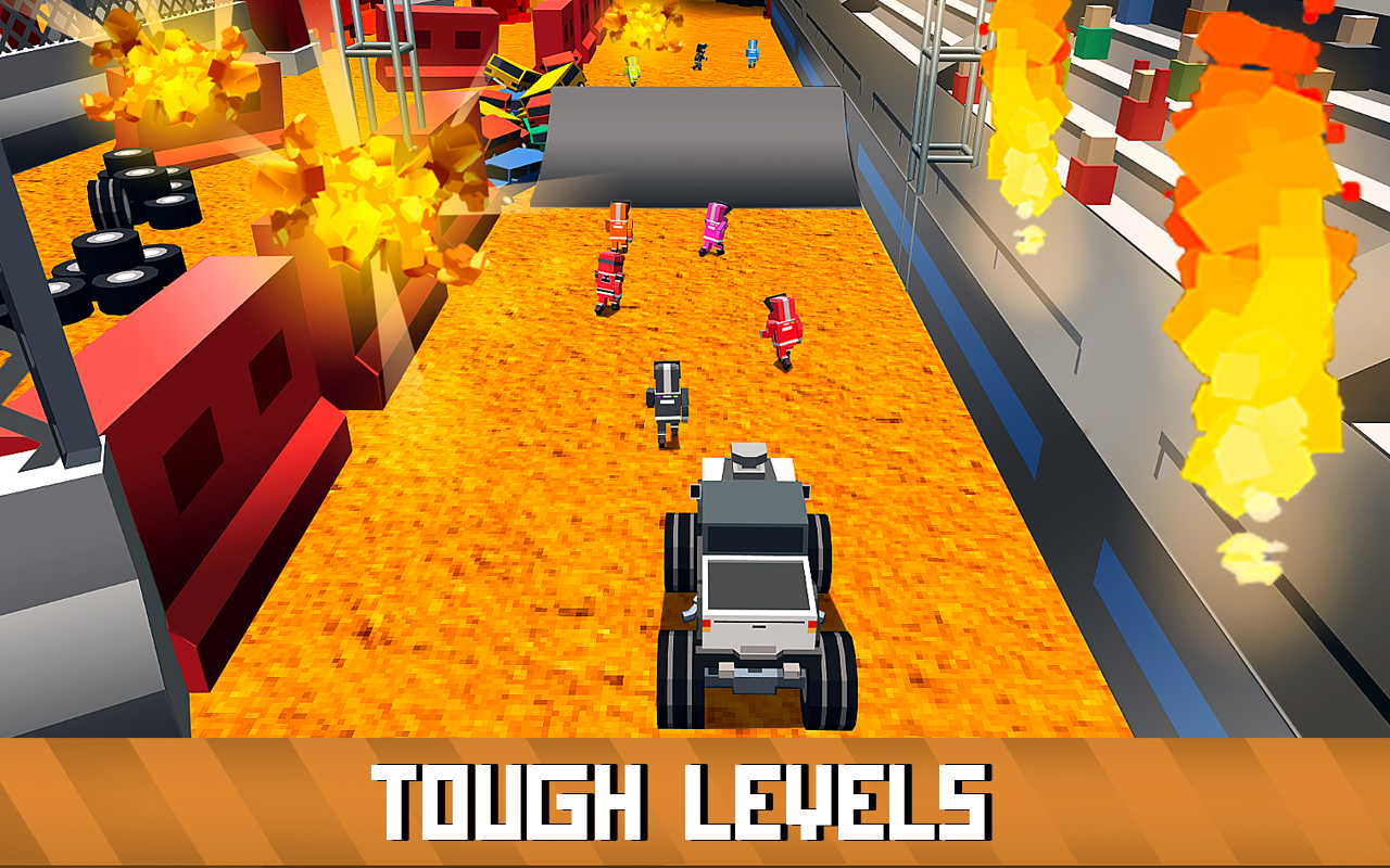 Blocky Monster Truck: Stunts Arena - App on Amazon Appstore