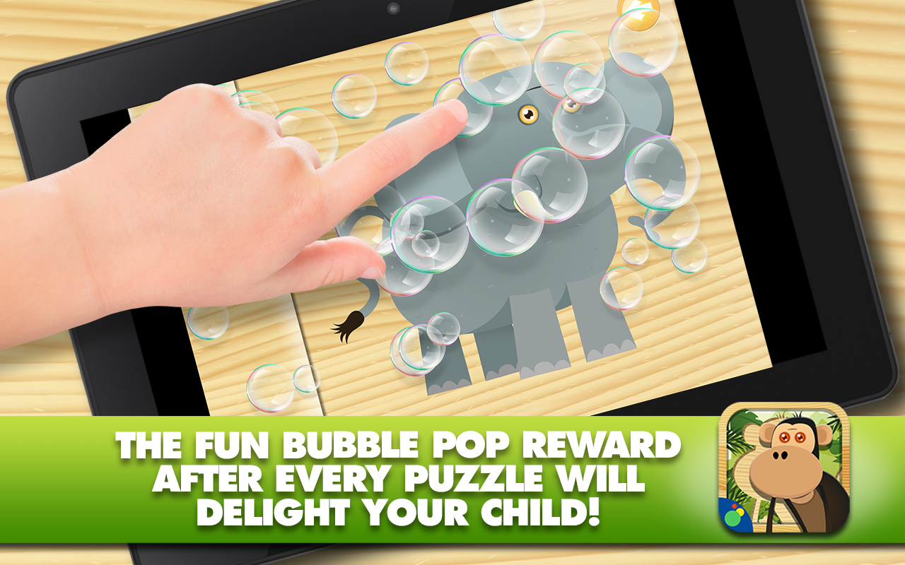 Jungle Animal Puzzle - fun animal puzzles for toddlers, preschool and ...