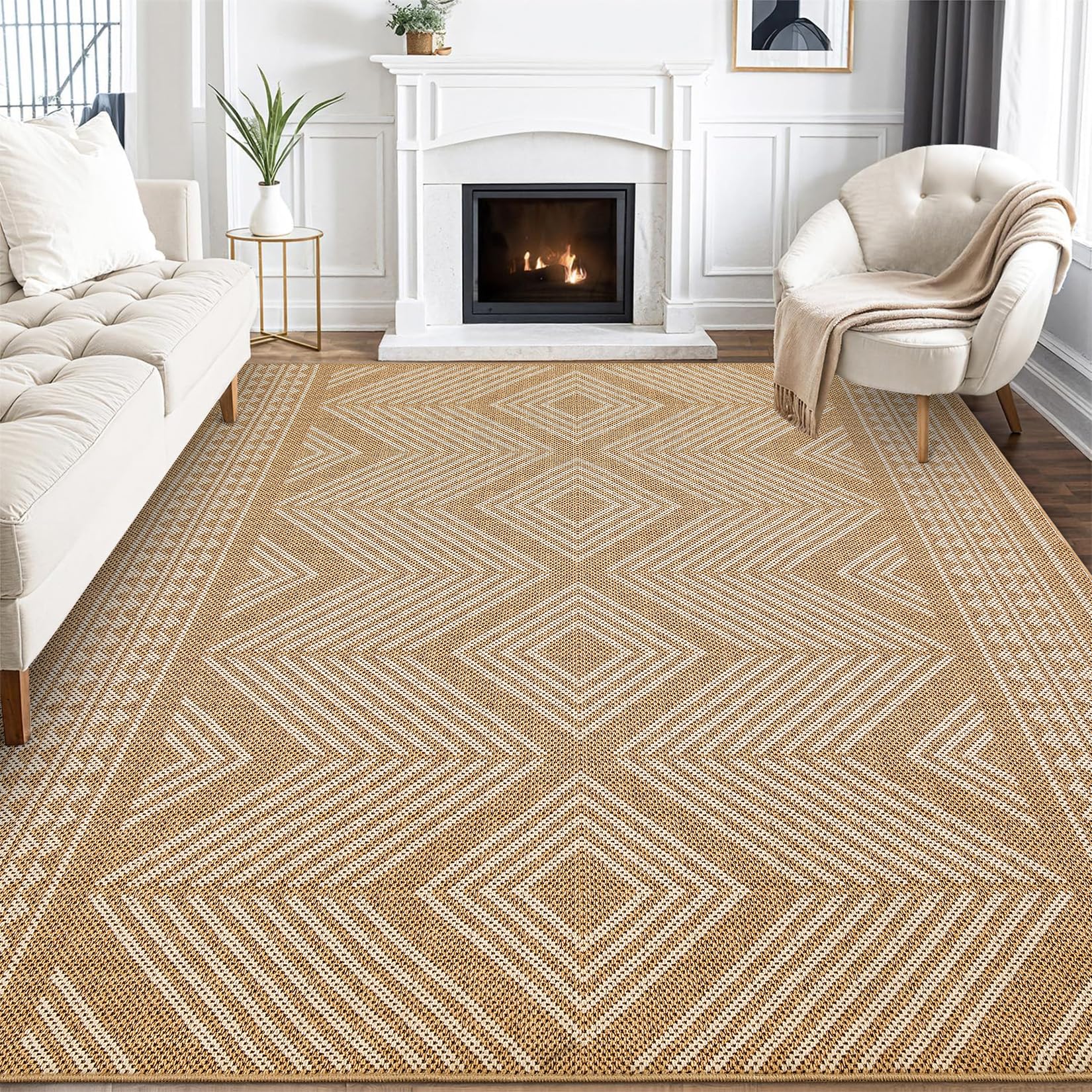 Amazon.com: GarveeHome Area Rugs 9x12 Rug Modern Geometric Living Room ...