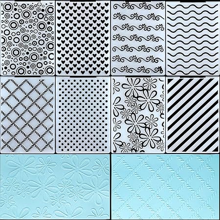 Amazon.com : Next Level Geometric Embossing Folder 2-Pack by We R ...