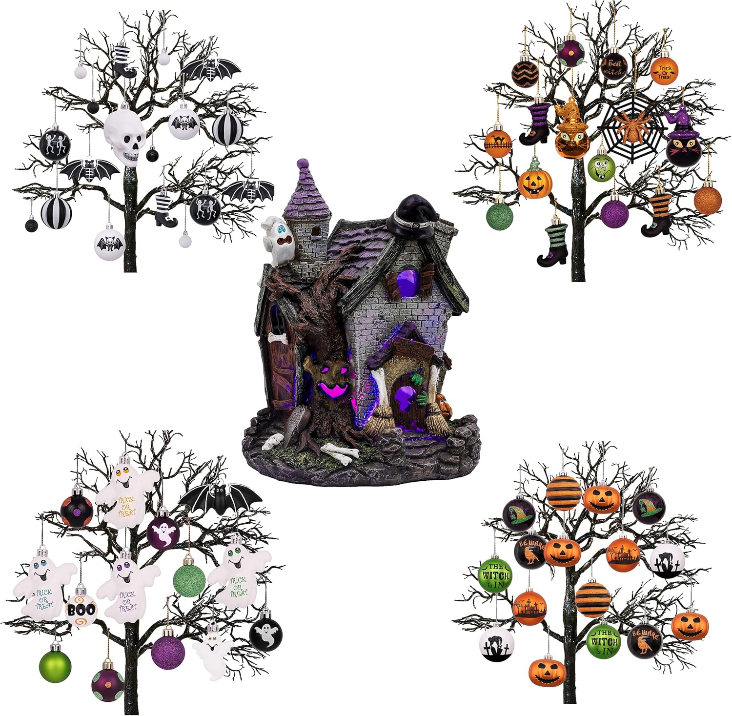 Amazon.com: Valery Madelyn Halloween Decorations Value Bundle (5 Sets ...