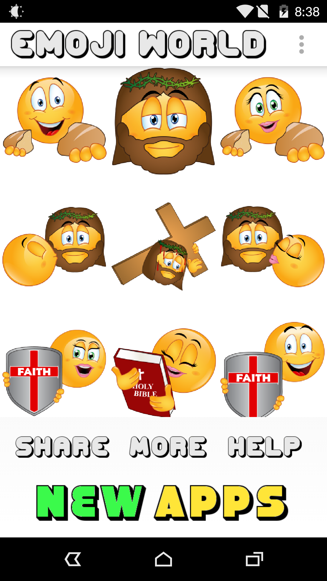 Christian Emoticons Facebook 120 Christian Emoji Stickers Ideas