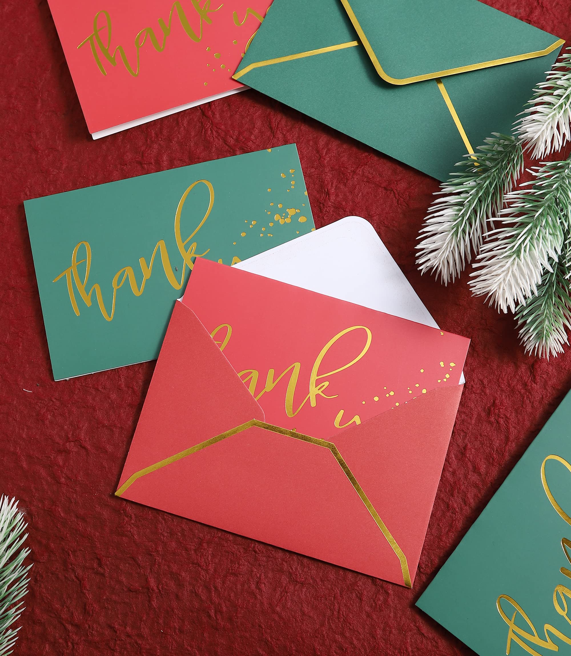 Snapklik.com : Winoo Design Heavy Duty Thank You Christmas Cards Boxed