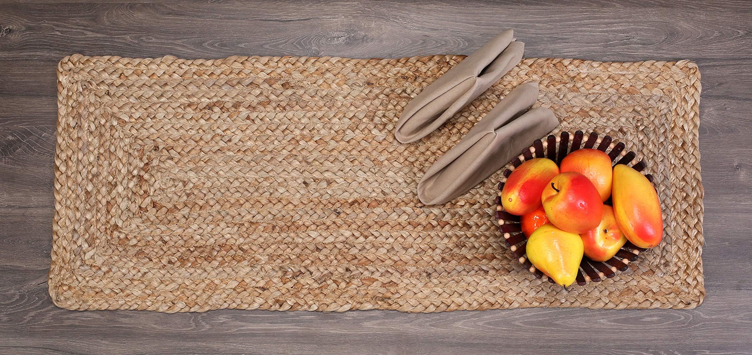 Amazon.com: Park Designs Sea Salt Spice Bin Braided Table Runner 15" X ...