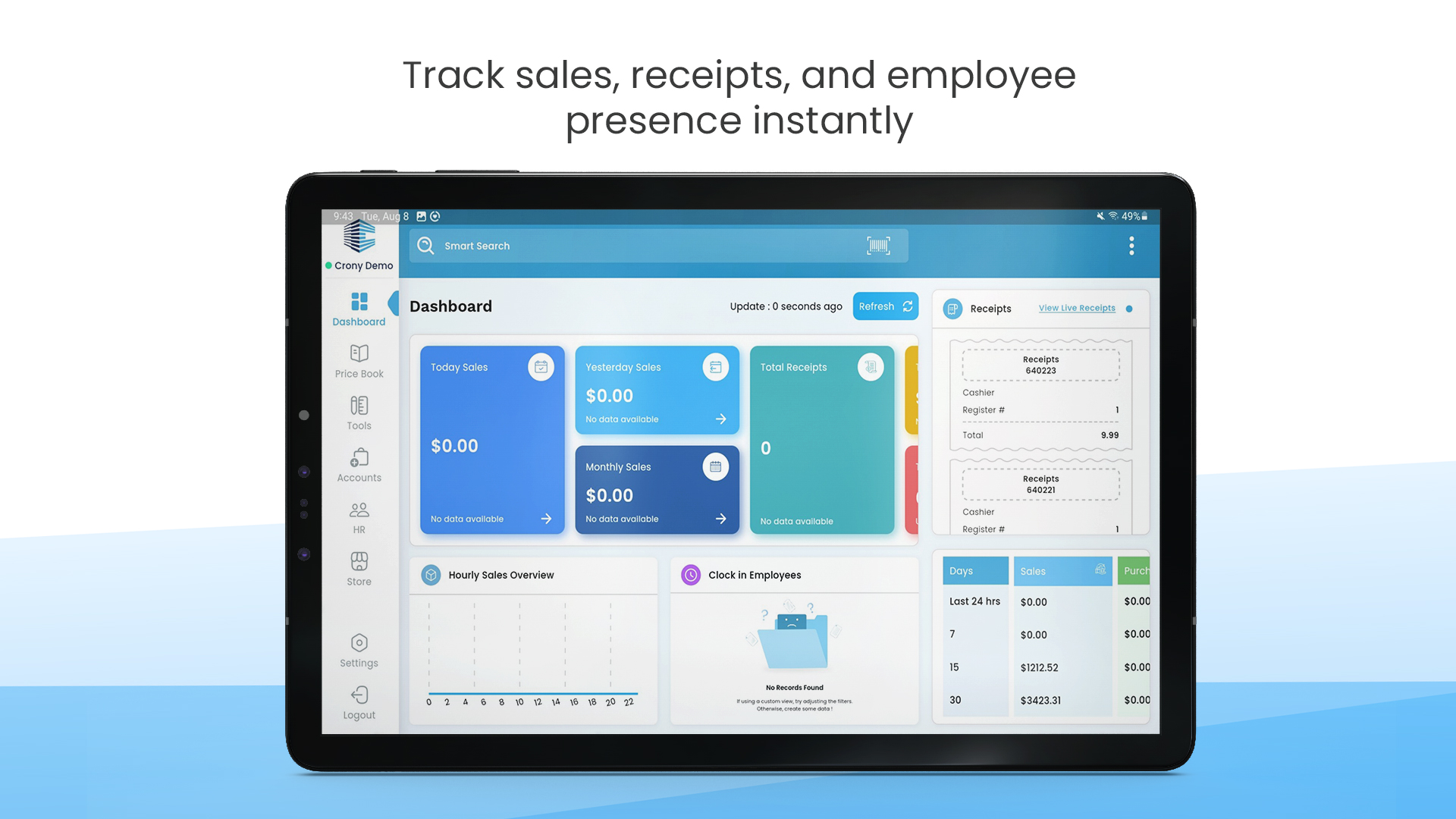 Crony Backoffice Pro - App on Amazon Appstore