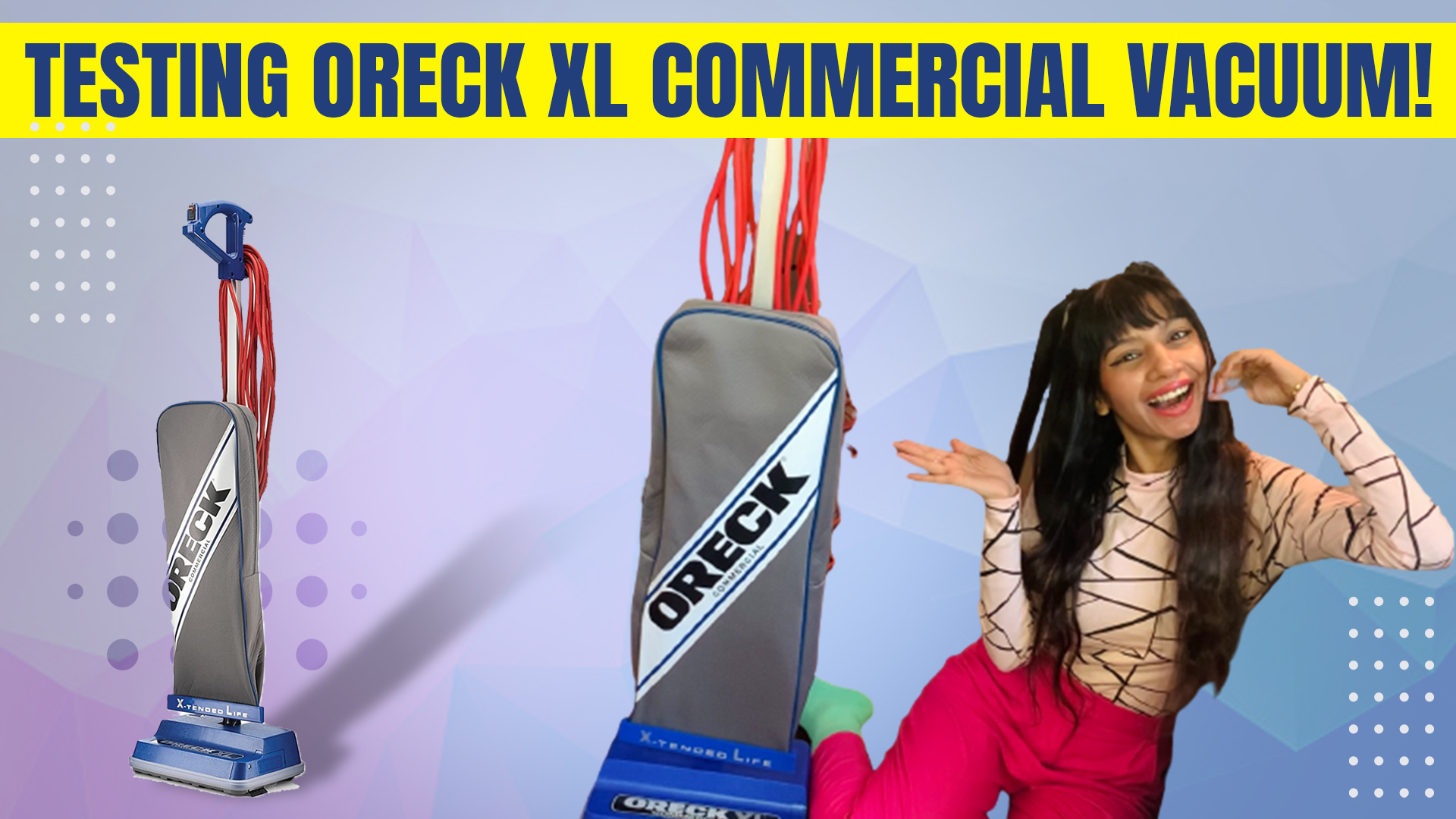 Watch Oreck XL Commerical vacuum cleaner - how to use! Easy to use on ...