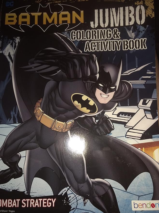 Amazon.com: Batman Jumbo Coloring & Activity Book, Combat Strategy : DC ...