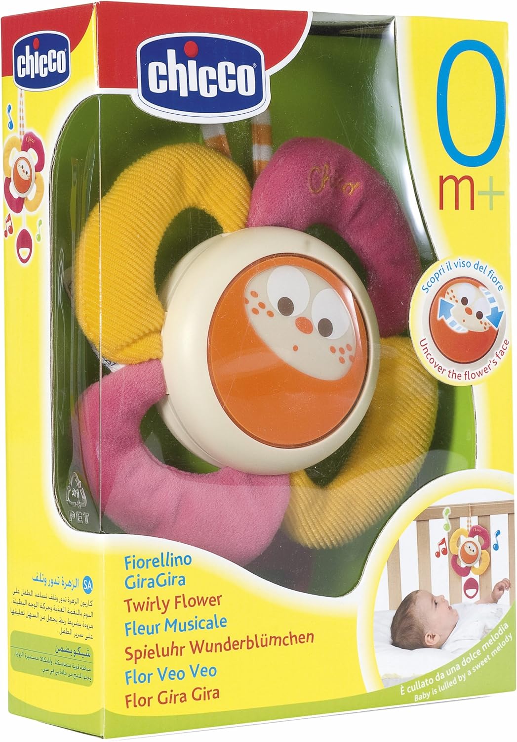 Chicco Twirly Flower Musical Cot Toy : Amazon.co.uk: Toys & Games