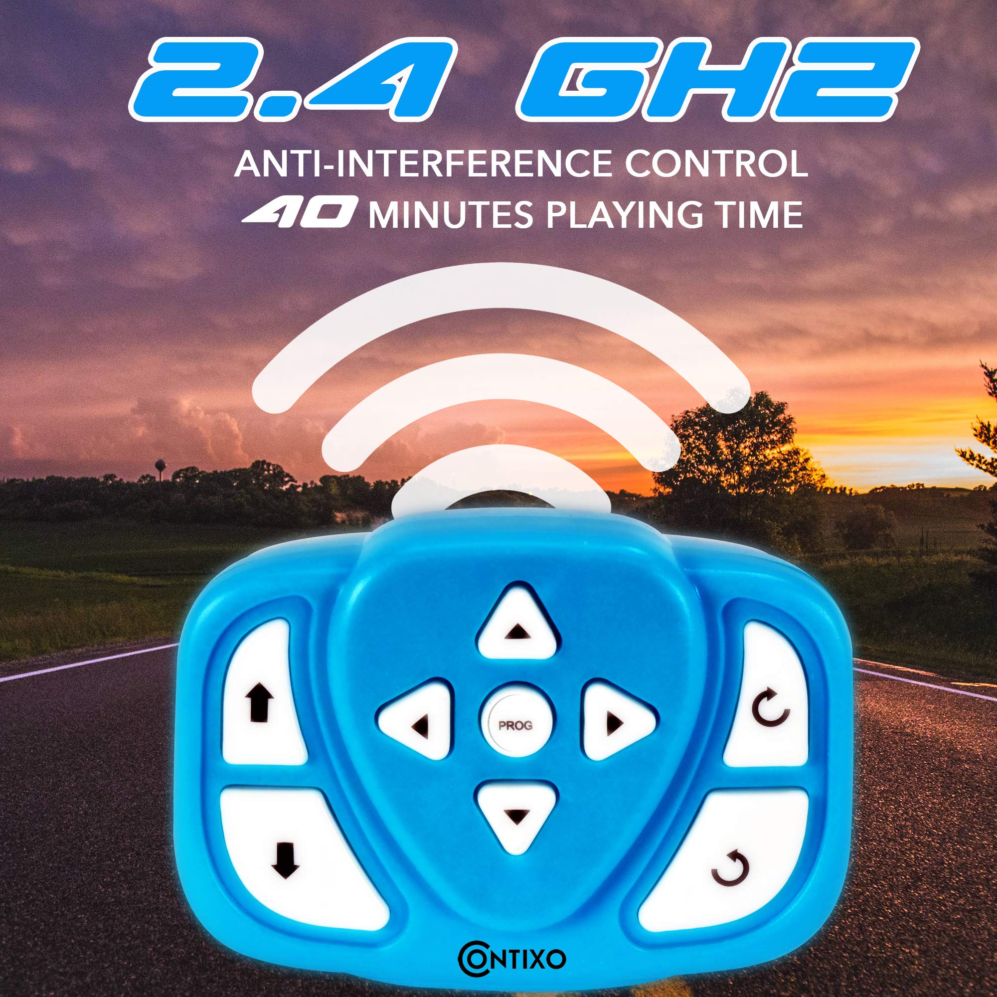 Contixo SC3 Remote Control Car Toys - RC Car Stunt Car 4WD 2.4Ghz ...