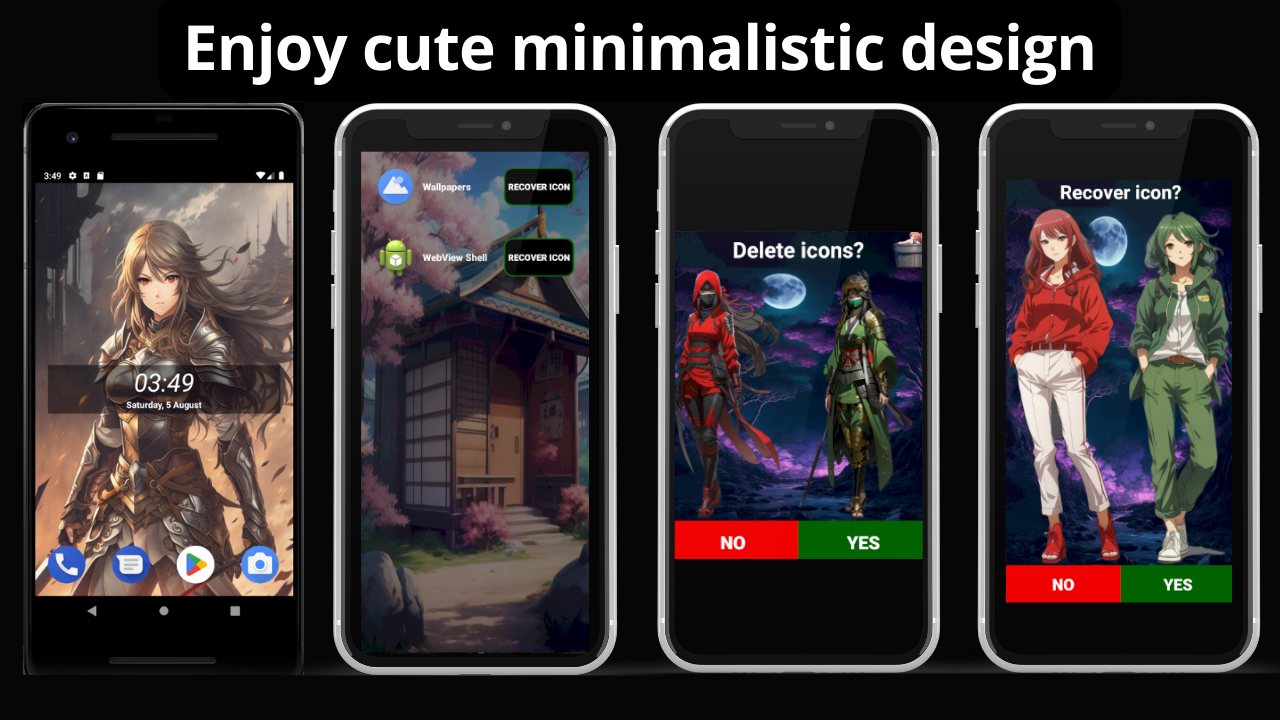 KawaiDroid - Anime launcher, Anime Wallpapers, Anime Icons - App on ...