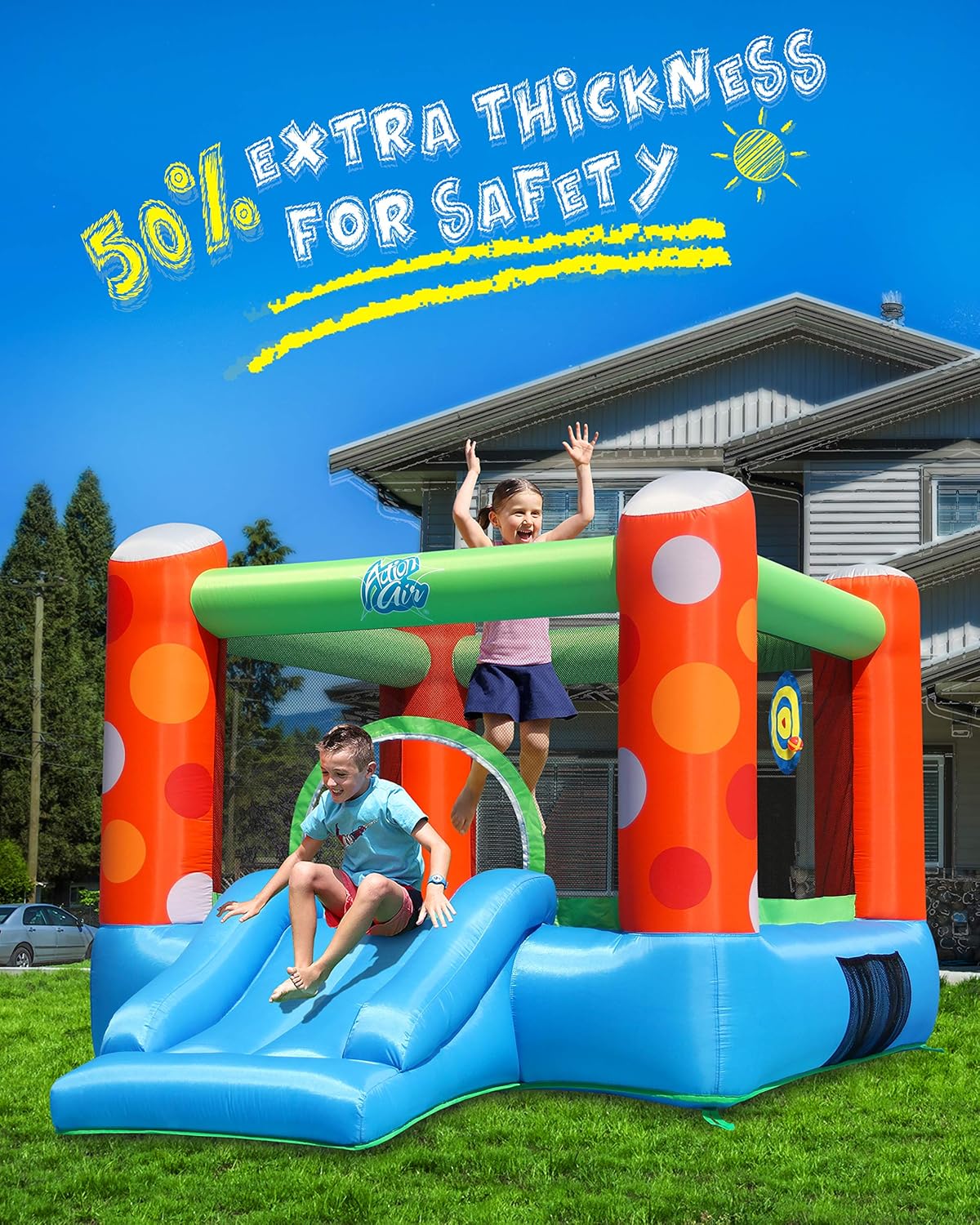 Durable Action Air Bounce House for Family Backyard Fun in Nepal at NPR ...