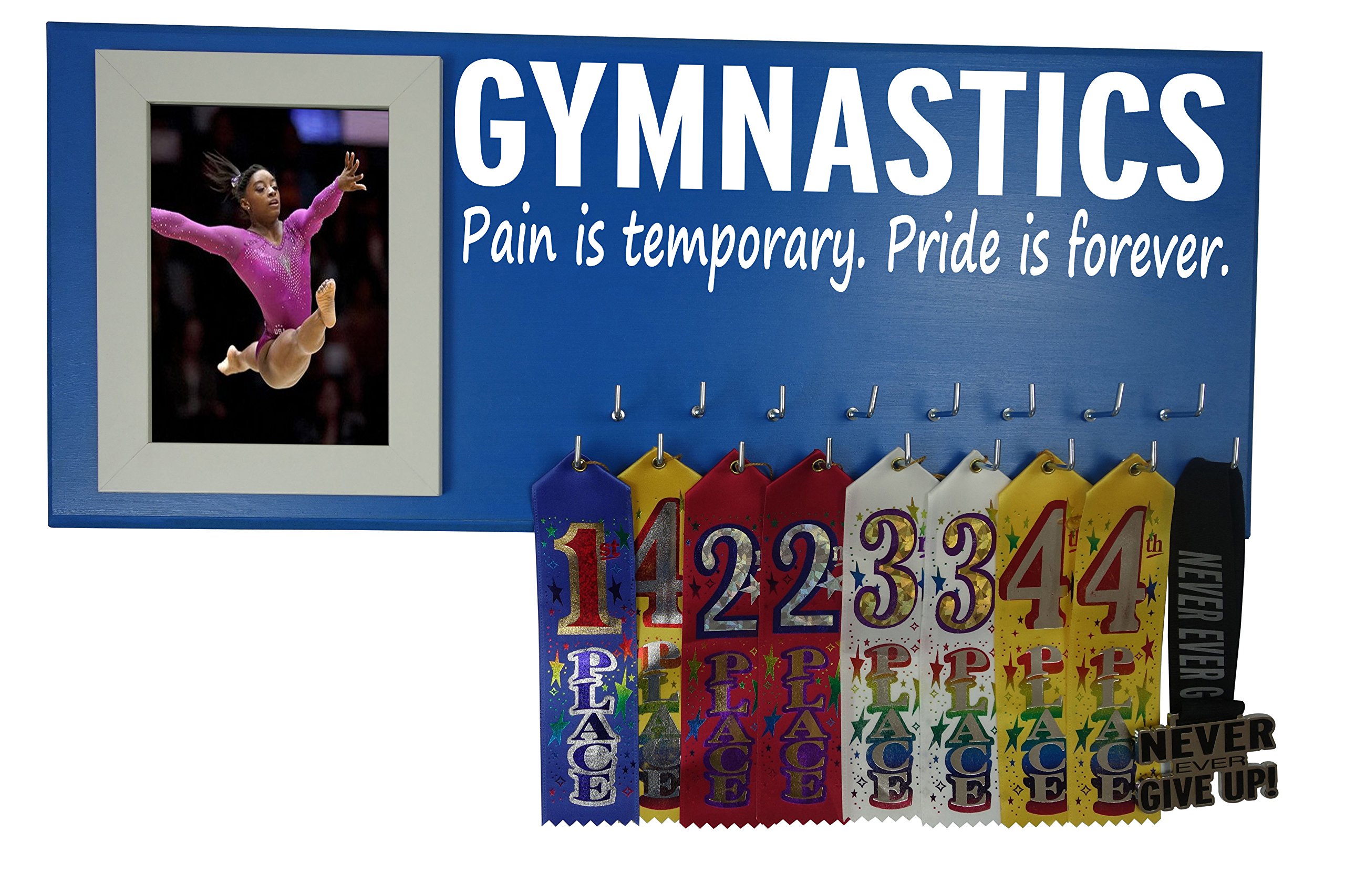 Buy RunningontheWall Gymnastics Medal Display Rack, Gymnast Medal ...