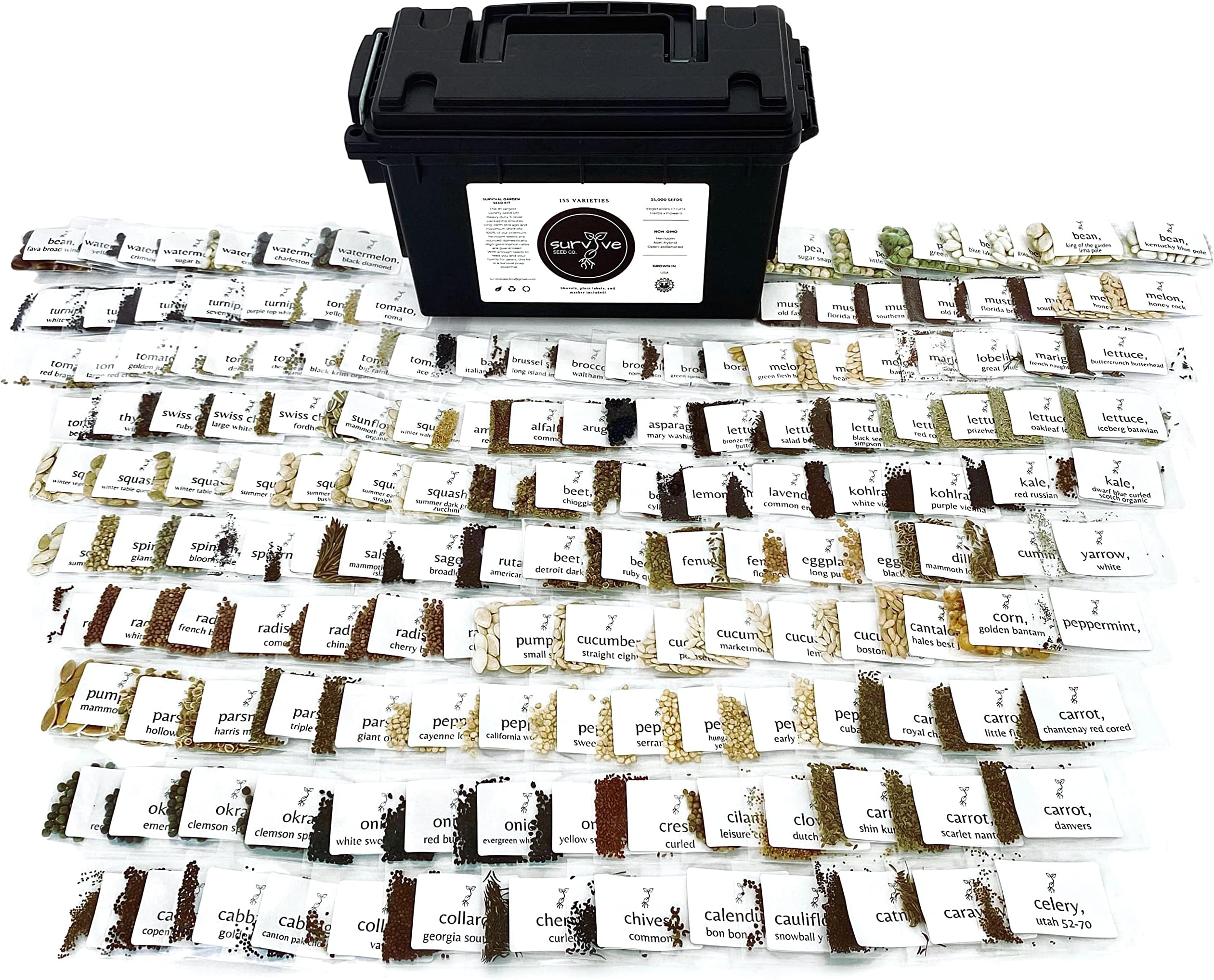 Amazon.com : Survival Seed Kit America's #1 Largest Assortment of ...