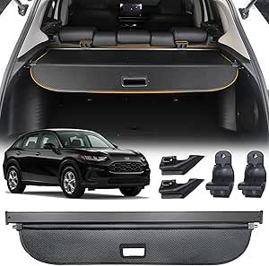 Amazon.com: Yumemoo Upgraded Cargo Cover for 2023 2024 Honda HRV, Retractable Rear Trunk Cover ...