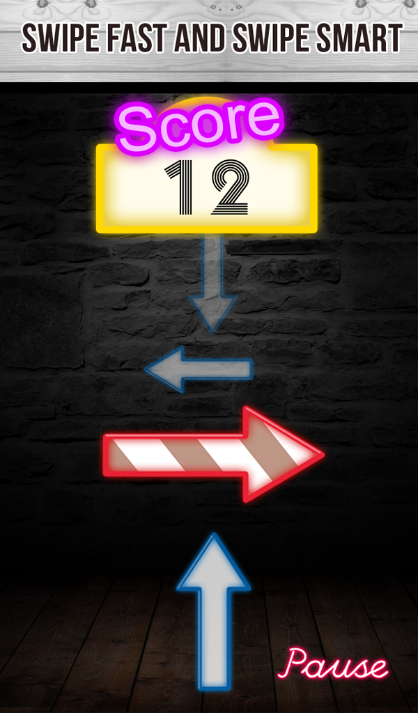 Neon Direction - Swipe Up, Left, Right, and Down - App on Amazon Appstore