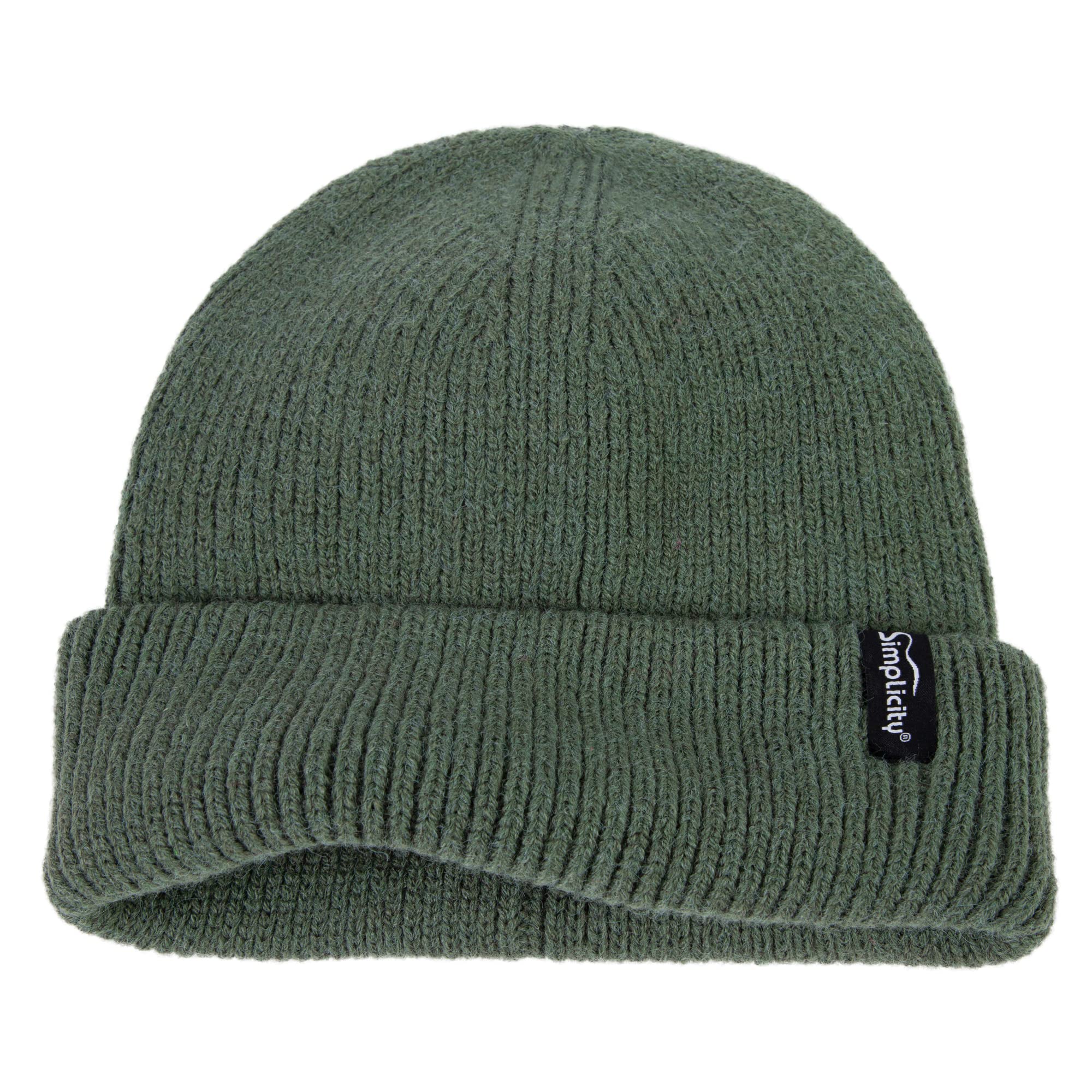 Simplicity Slouchy Knit Skull Caps for Men & Women, Winter Hat, Beanie ...