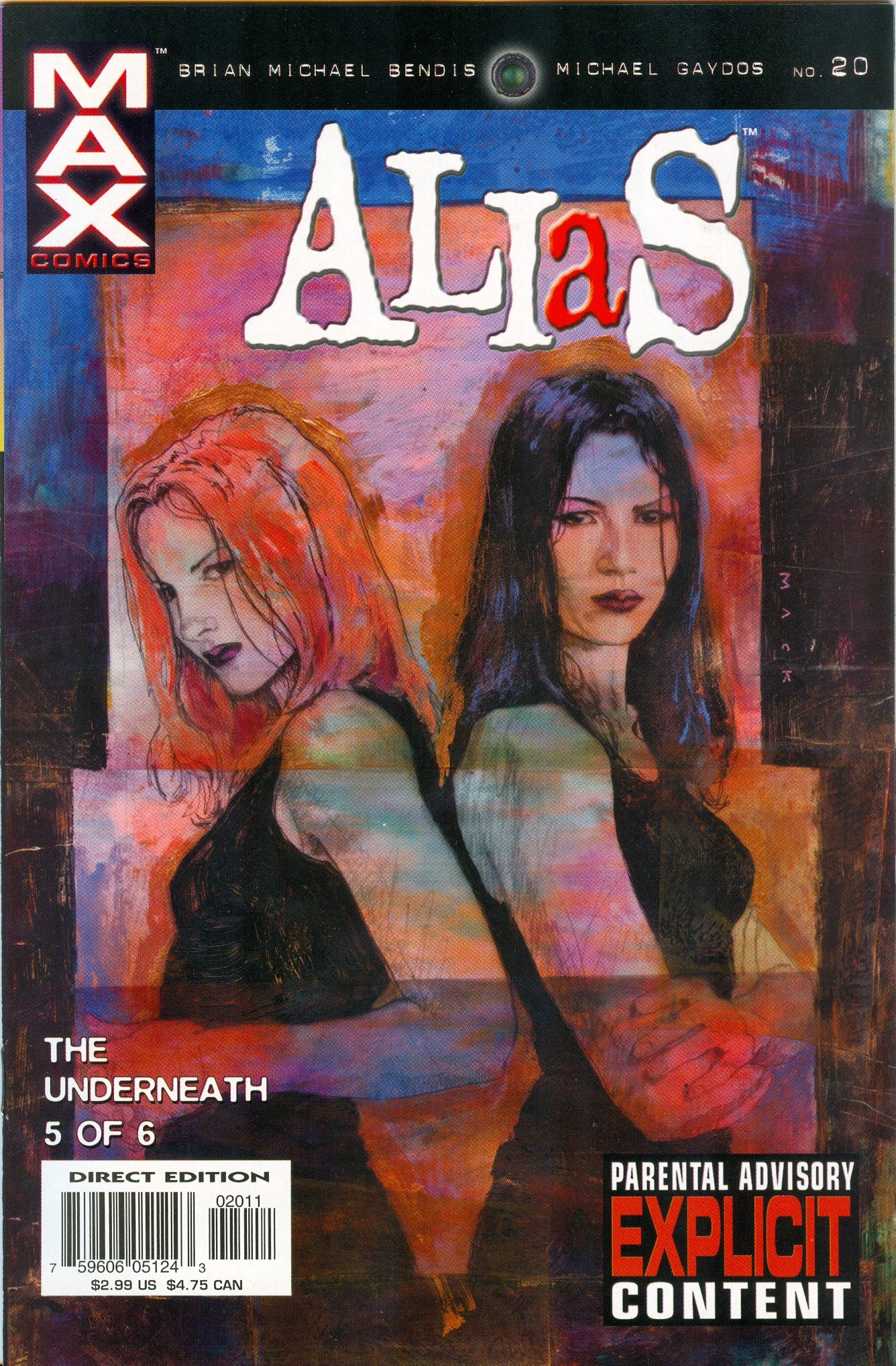 Amazon.com: Marvel Alias Vol 1 No. 20 (The Underneath 5 of 6): Brian ...