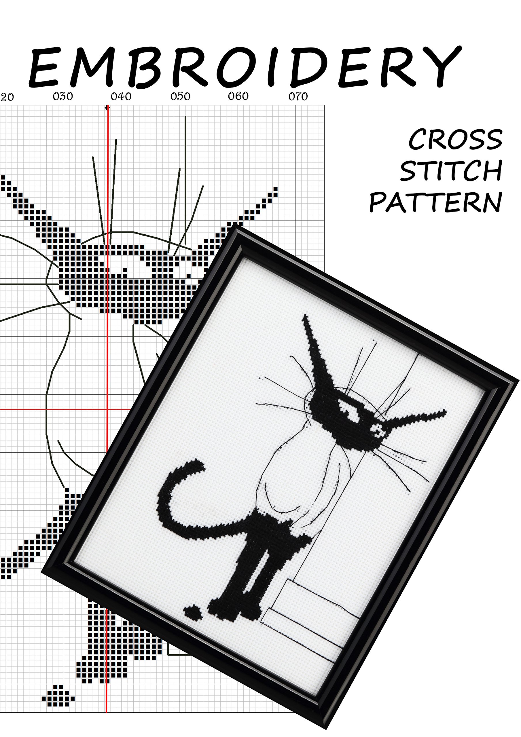 Simple Embroidery Cat | Free Embroidery Patterns