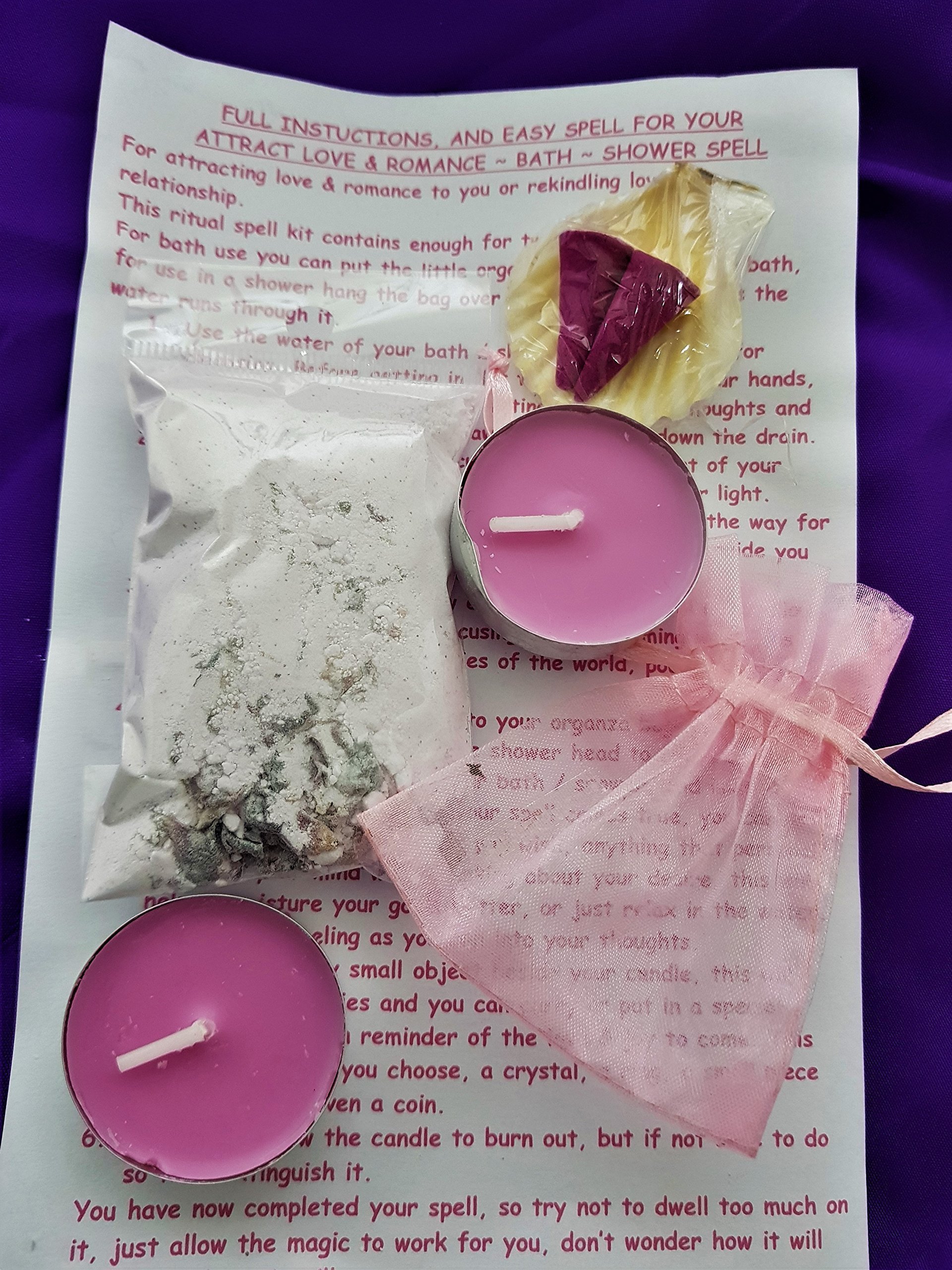 Buy Complete Spell Kit ~ LOVE & ROMANCE ~ Potent Yet Simple Bath or ...