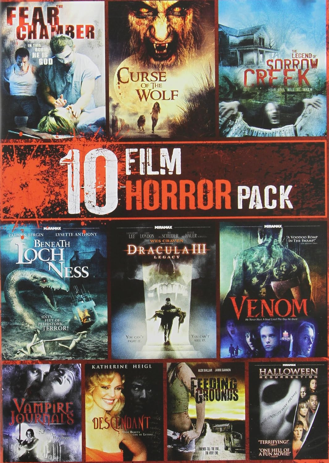Amazon.com: 10-Film Horror Pack V.2 : Jonathan Jackson, Method Man ...