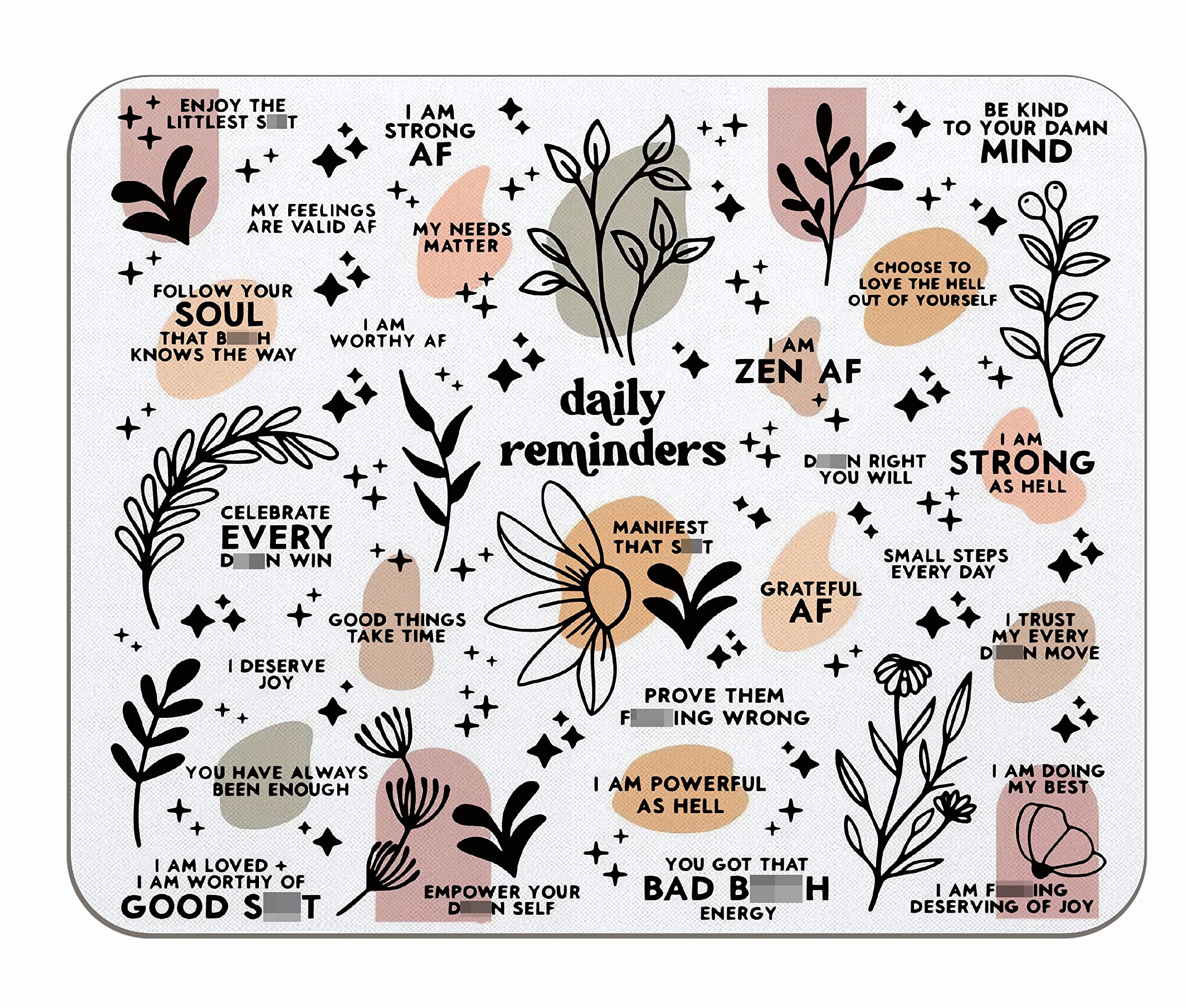 Amazon.com: OFlich Boho Mental Health Awareness Daily Reminder ...