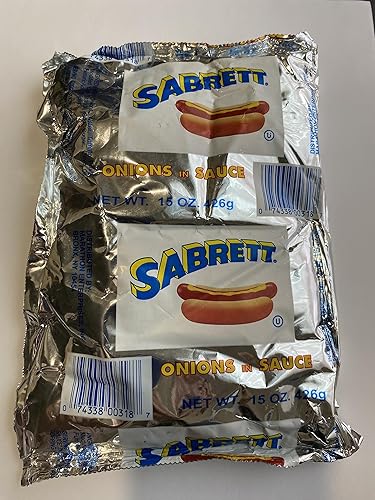 Amazon.com : Sabrett Pushcart Style Onions In Sauce, 15 oz by Sabrett ...