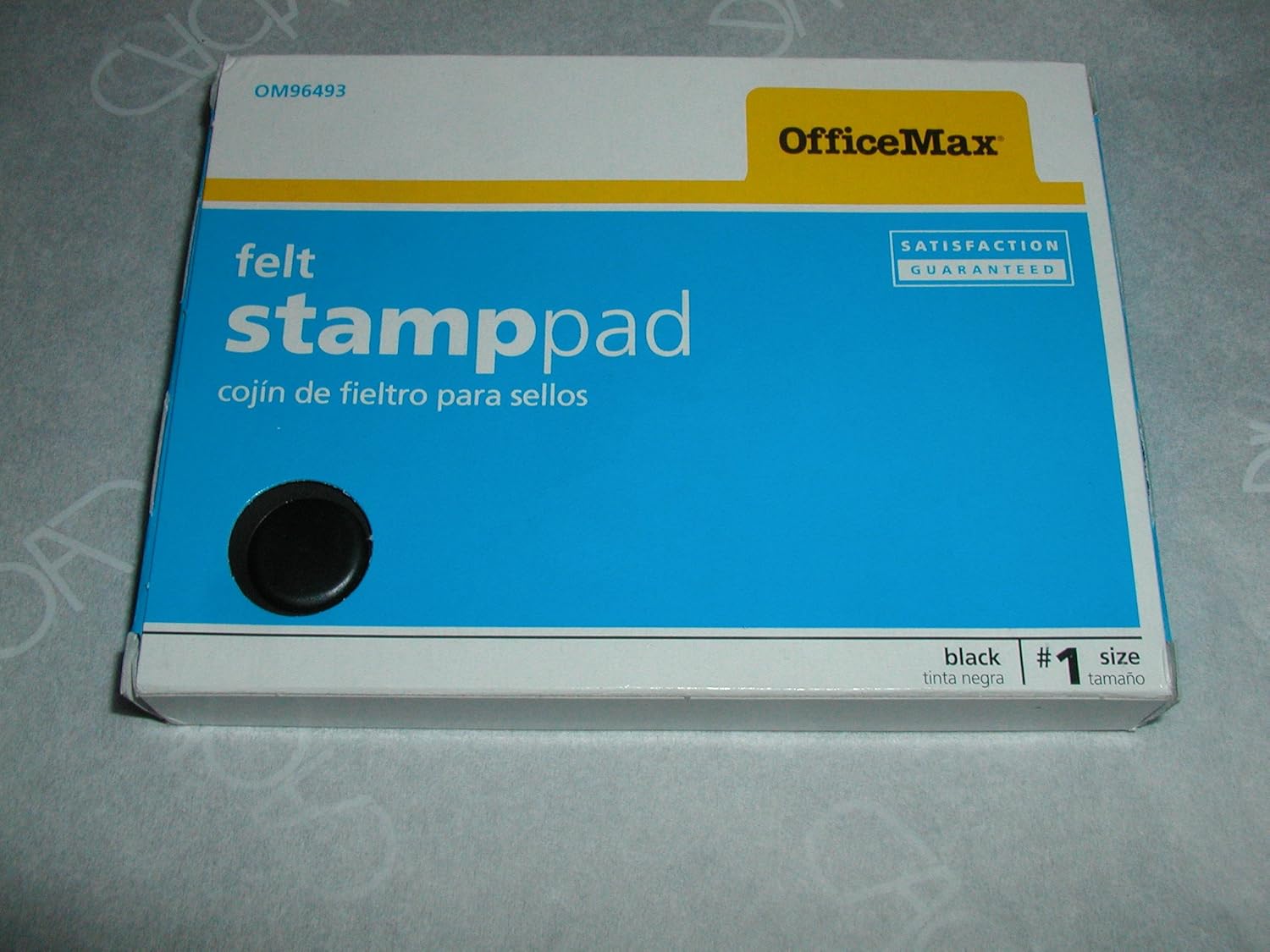OfficeMax Felt Stamp Pad 2-3/4 x 4-1/4" (Size #1) Black : Amazon.in ...