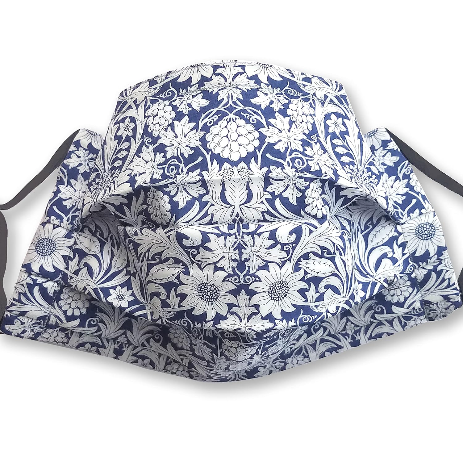 Amazon.com: Liberty London Face Mask - Morris Mortimer Blue - Cotton ...