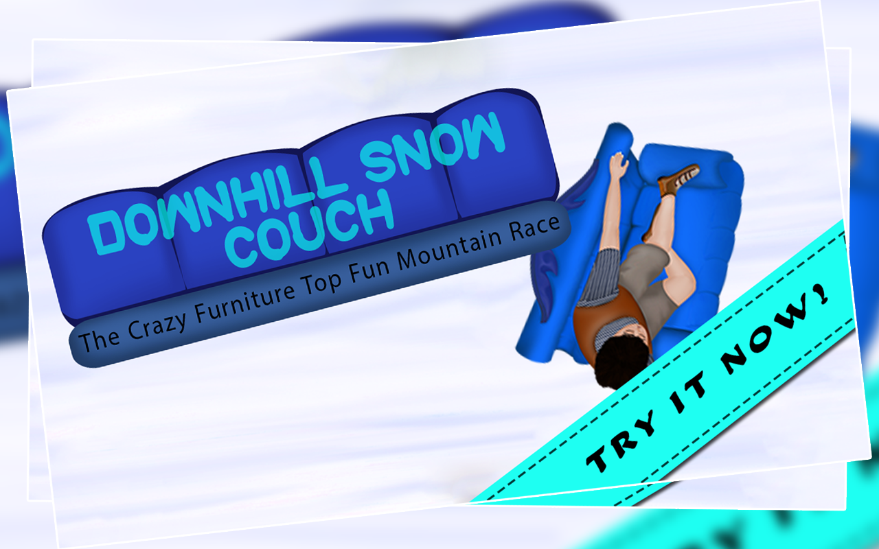 Downhill Snow Couch : The Crazy Furniture Top Fun Mountain Race - Free ...