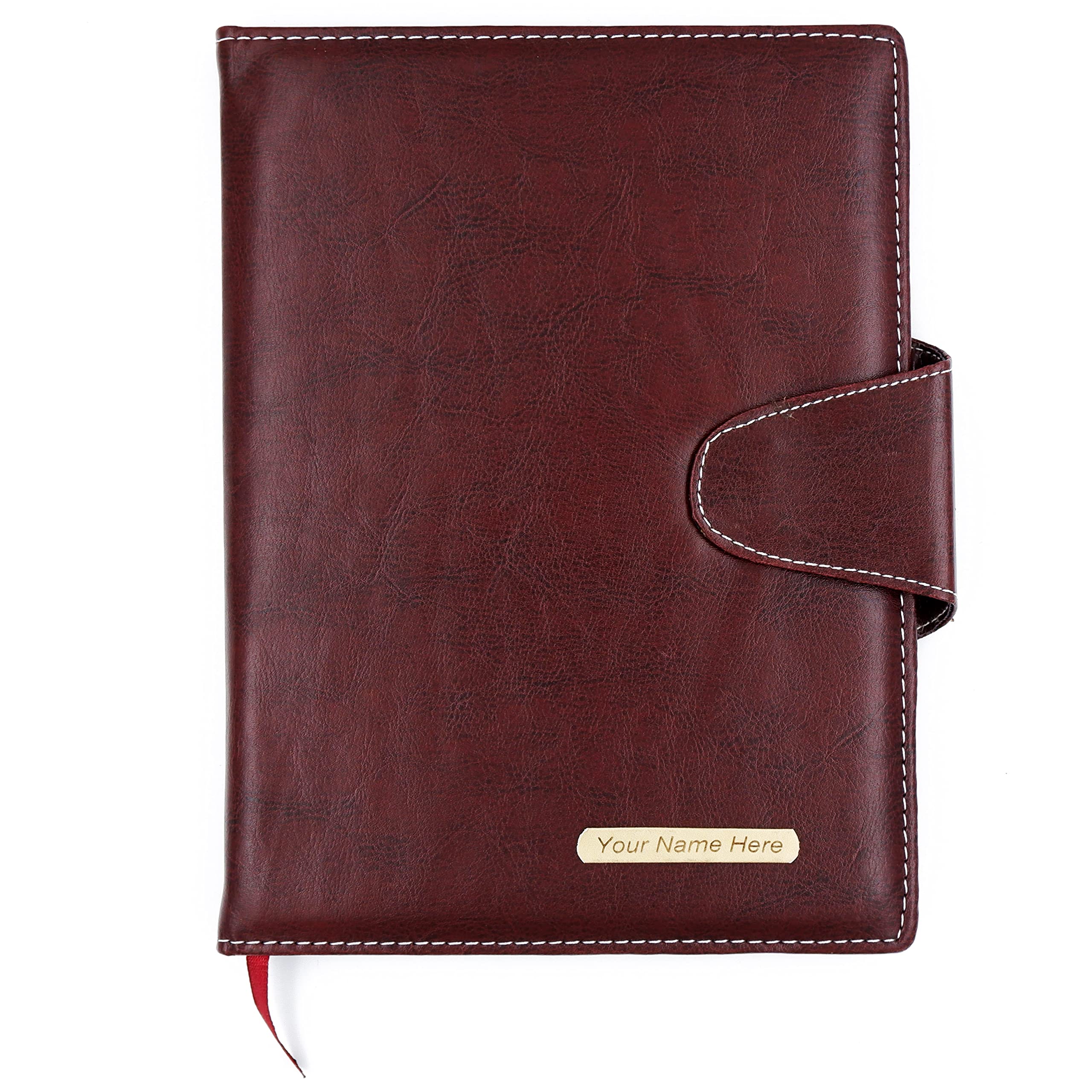 FASTIDIOUS Customized Premium Diary with Name- Personalized Leatherette ...