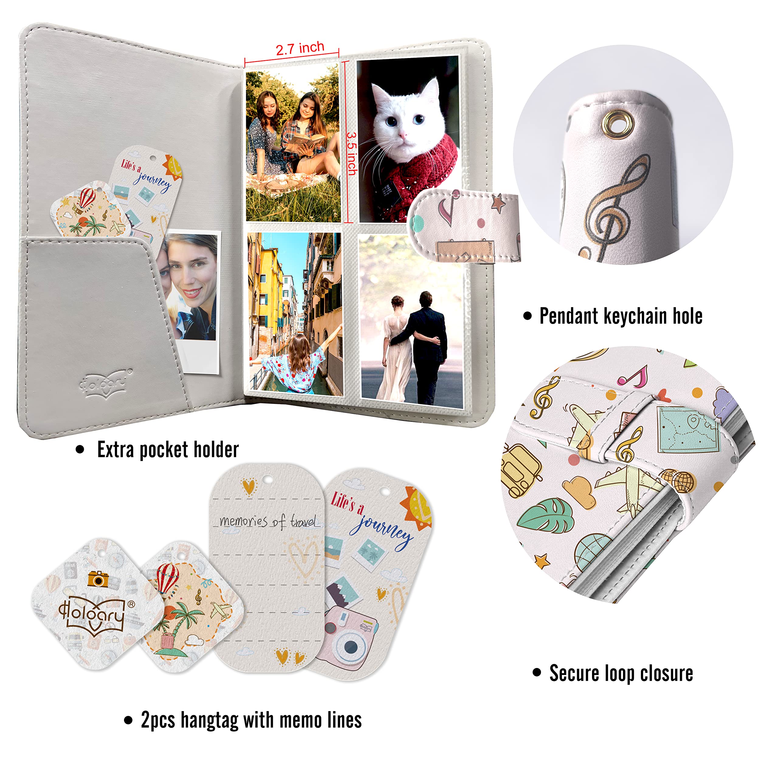 Snapklik.com : Holoary Wallet Photo Album For 128 Pockets, Fujifilm ...