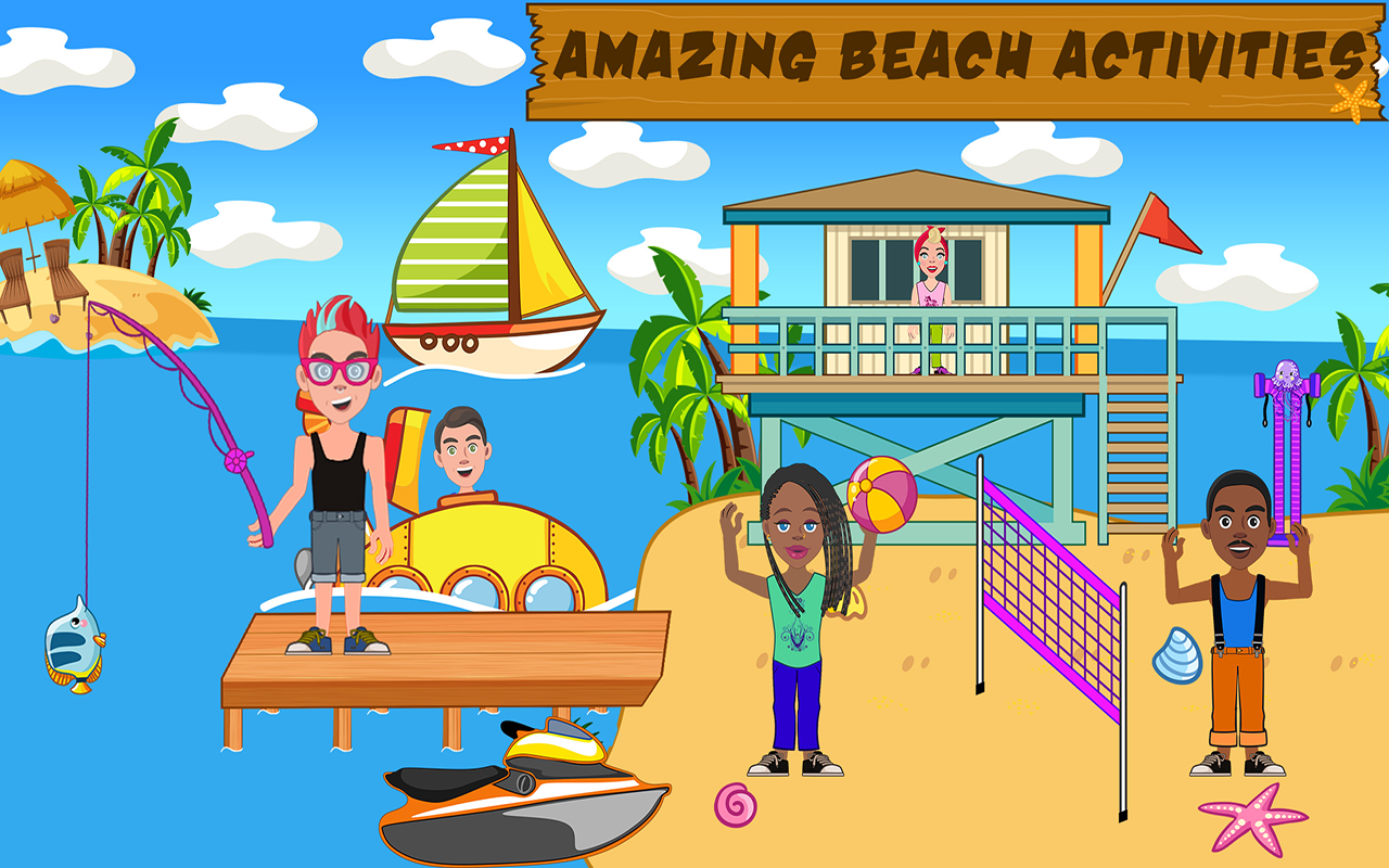 Pretend Play Beach Life Games - App on Amazon Appstore