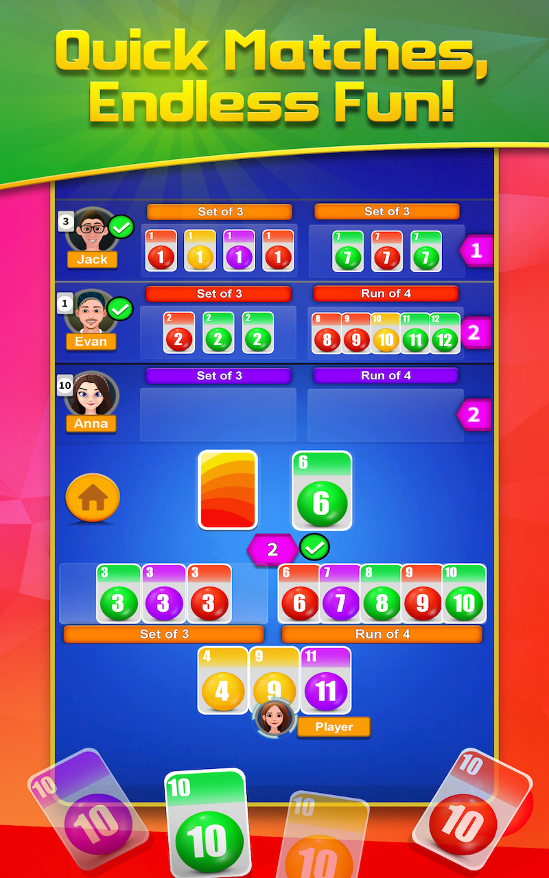 Phase rummy 10 Classic card party - App on Amazon Appstore