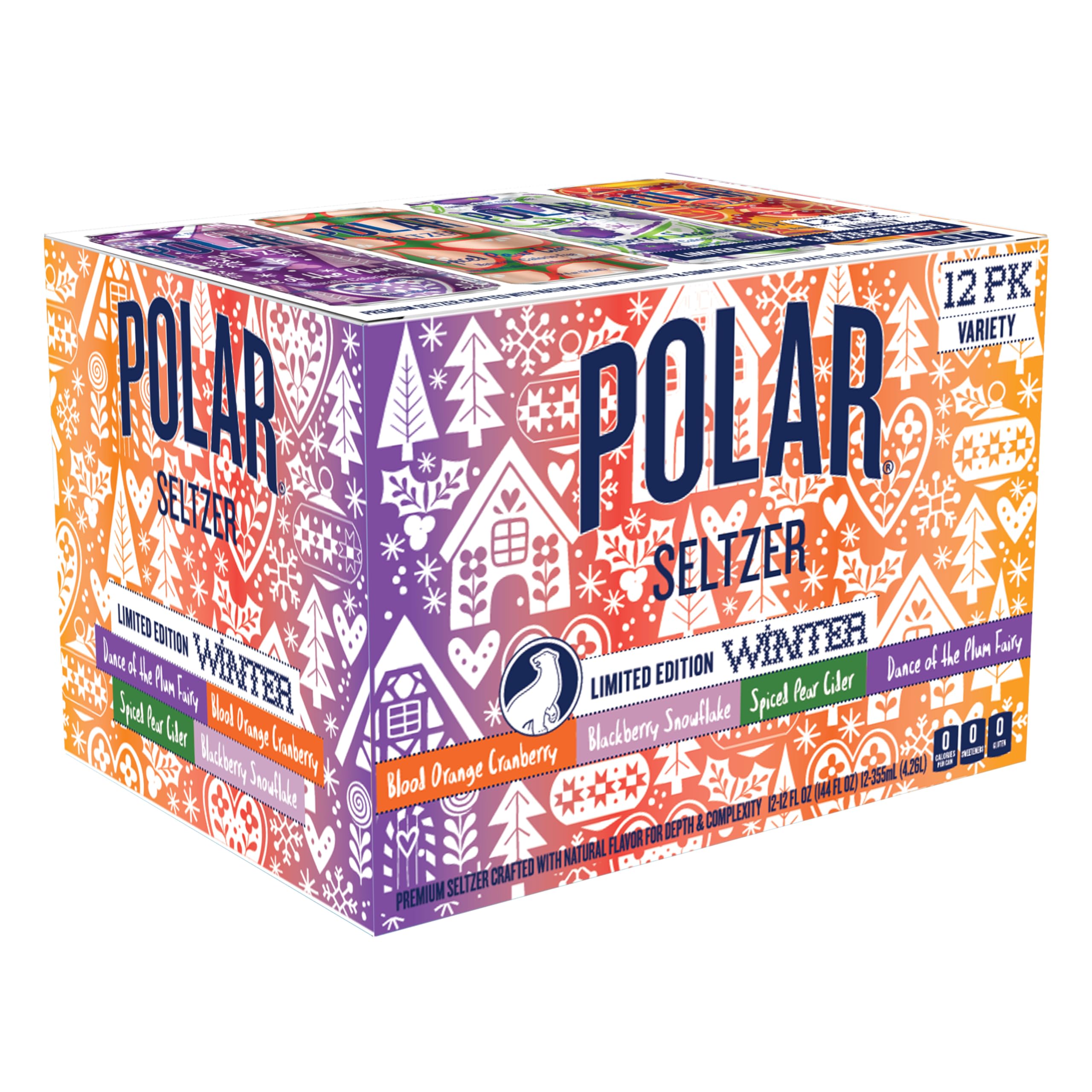 Snapklik.com : Polar Seltzer Limited Edition Winter Sparkling Water ...