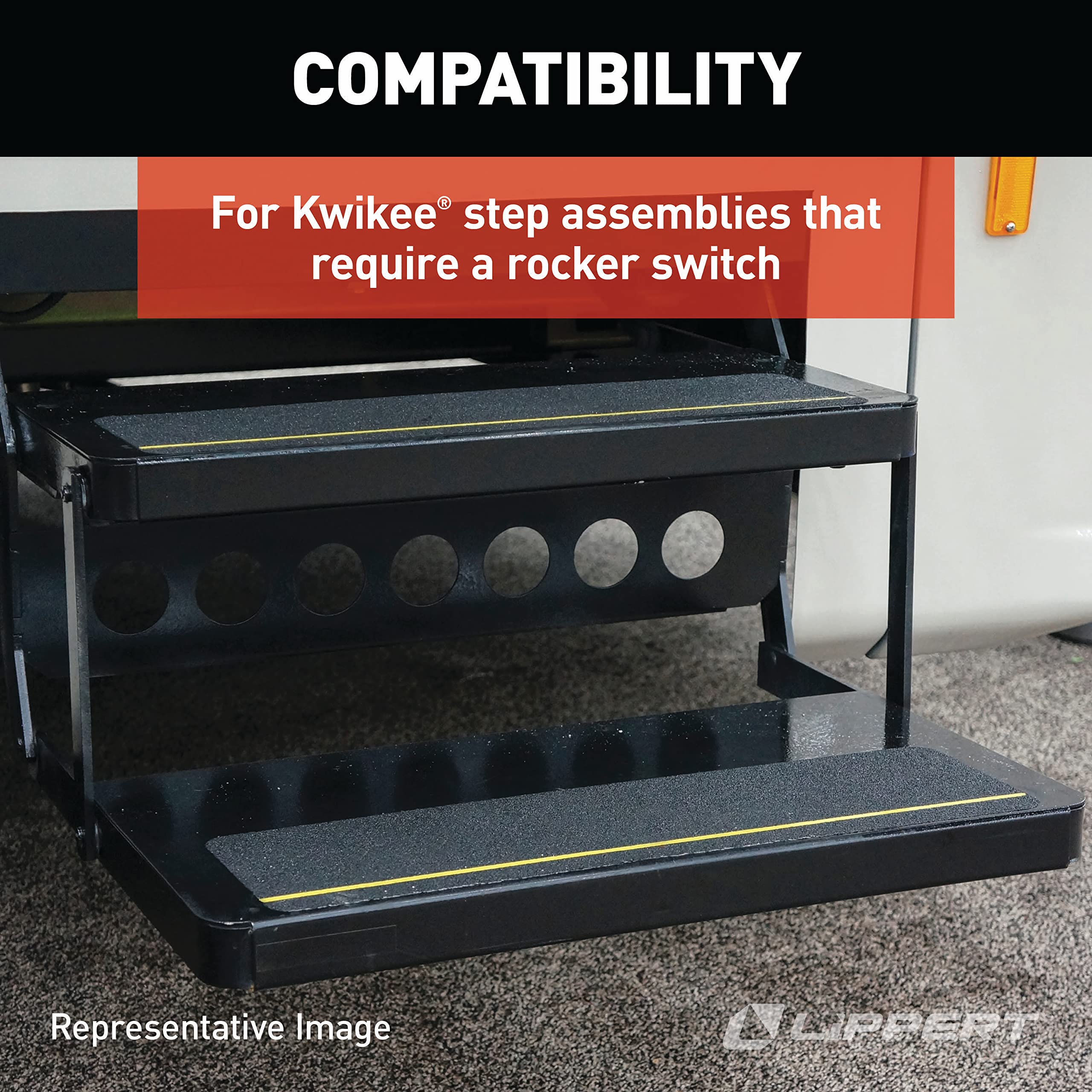 Snapklik.com : Kwikee Electric Step Replacement Rocker Style Power ...