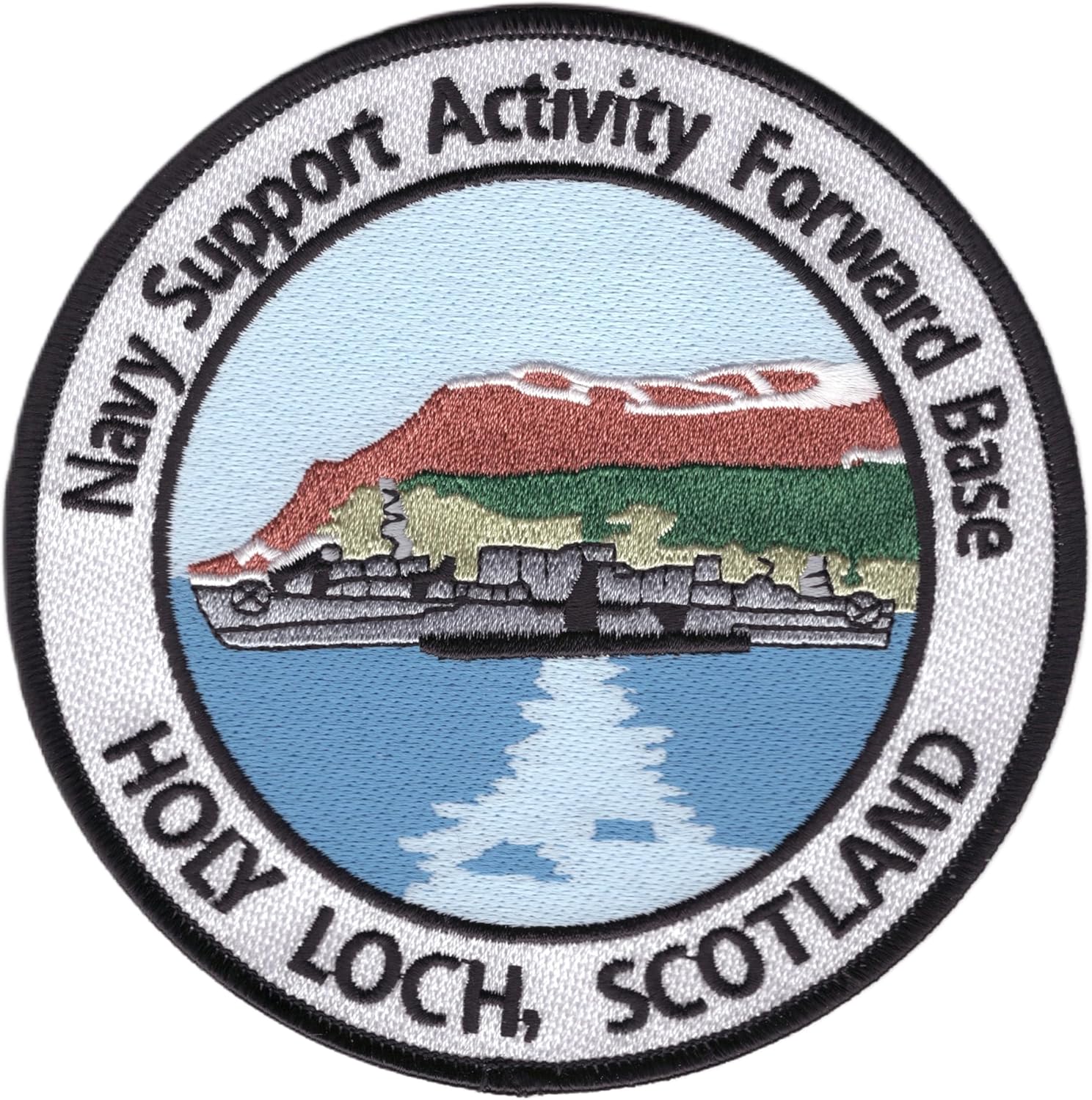Amazon.com: Navy Support Activity Forward Base Holy Lock Scotland Patch ...