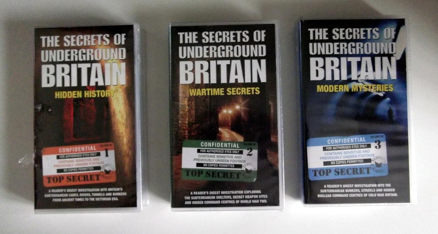The Secrets of Underground Britain Vol.1-3 (VHS) : Amazon.co.uk: DVD ...