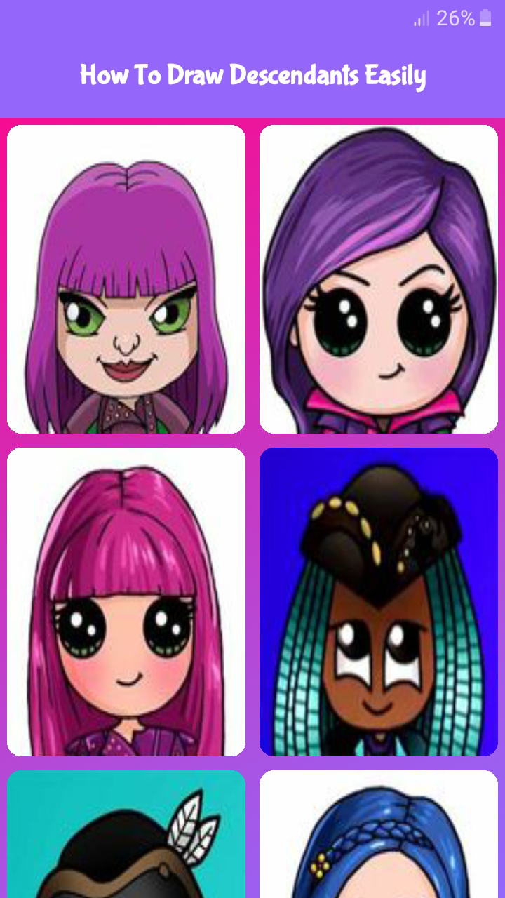 How To Draw Descendants Easily - App on the Amazon Appstore