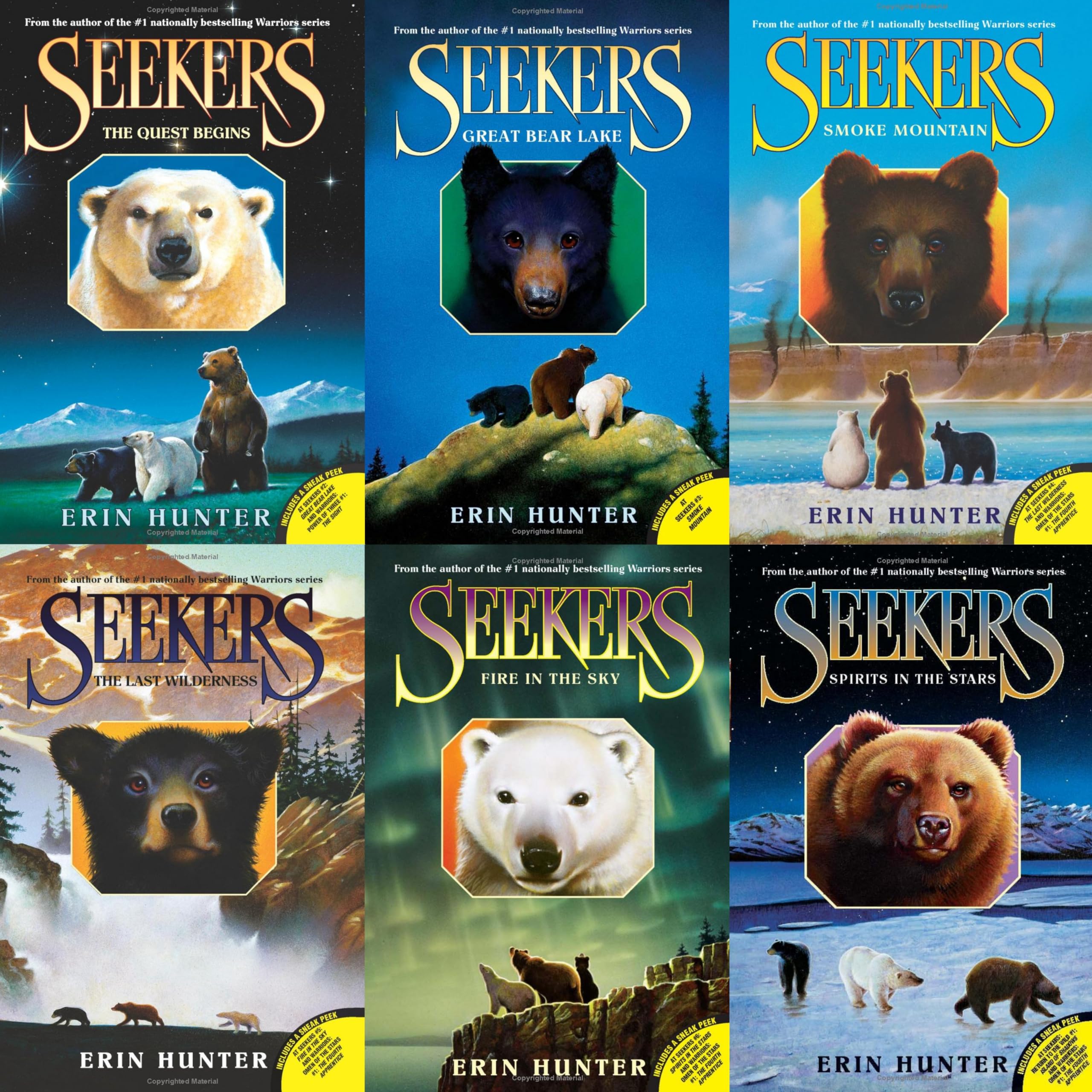 SEEKERS Fantasy Series Collection Set Books ( 1 - 6 ) : Erin Hunter ...