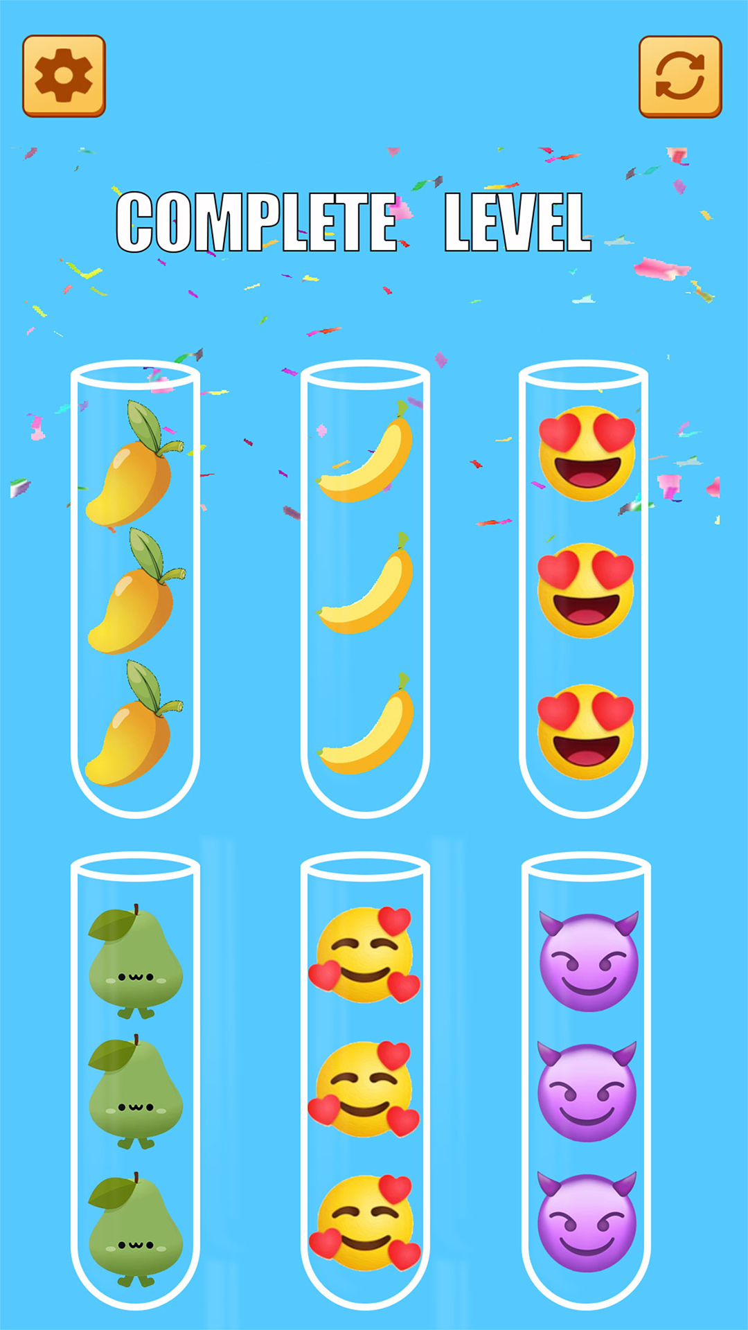 Emoji Pop Sort - Sorting Game - Triple Match 3D Game - App on Amazon ...