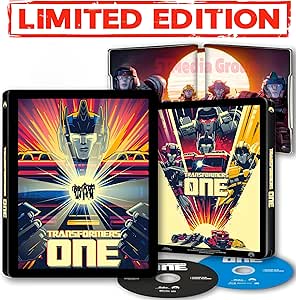 Transformers One (Limited Edition Steelbook) [4K UHD + Blu-ray] [Region ...