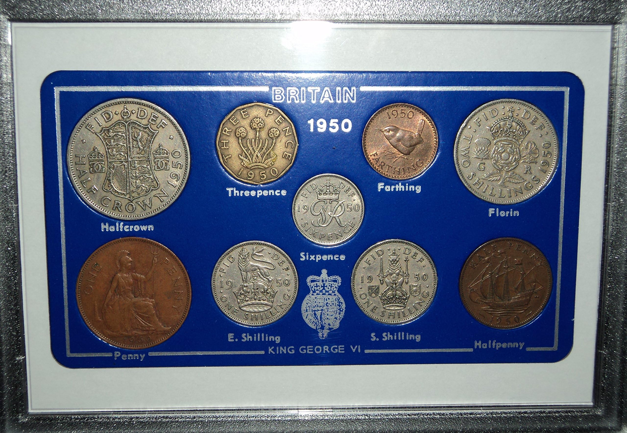 1950 British Coin Gift Set (Retro 74th Birthday Year of Birth or ...