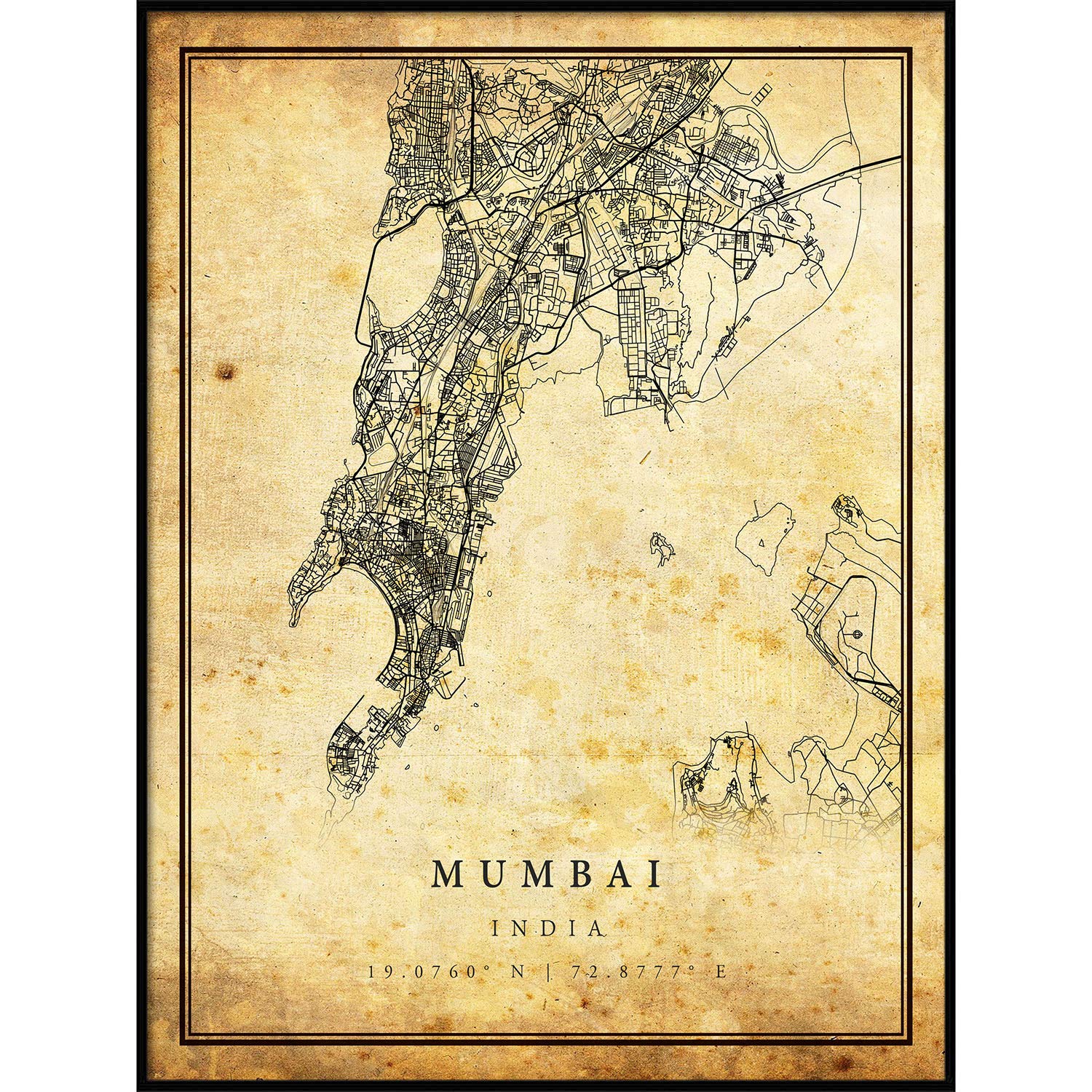 Map Of India Showing Mumbai