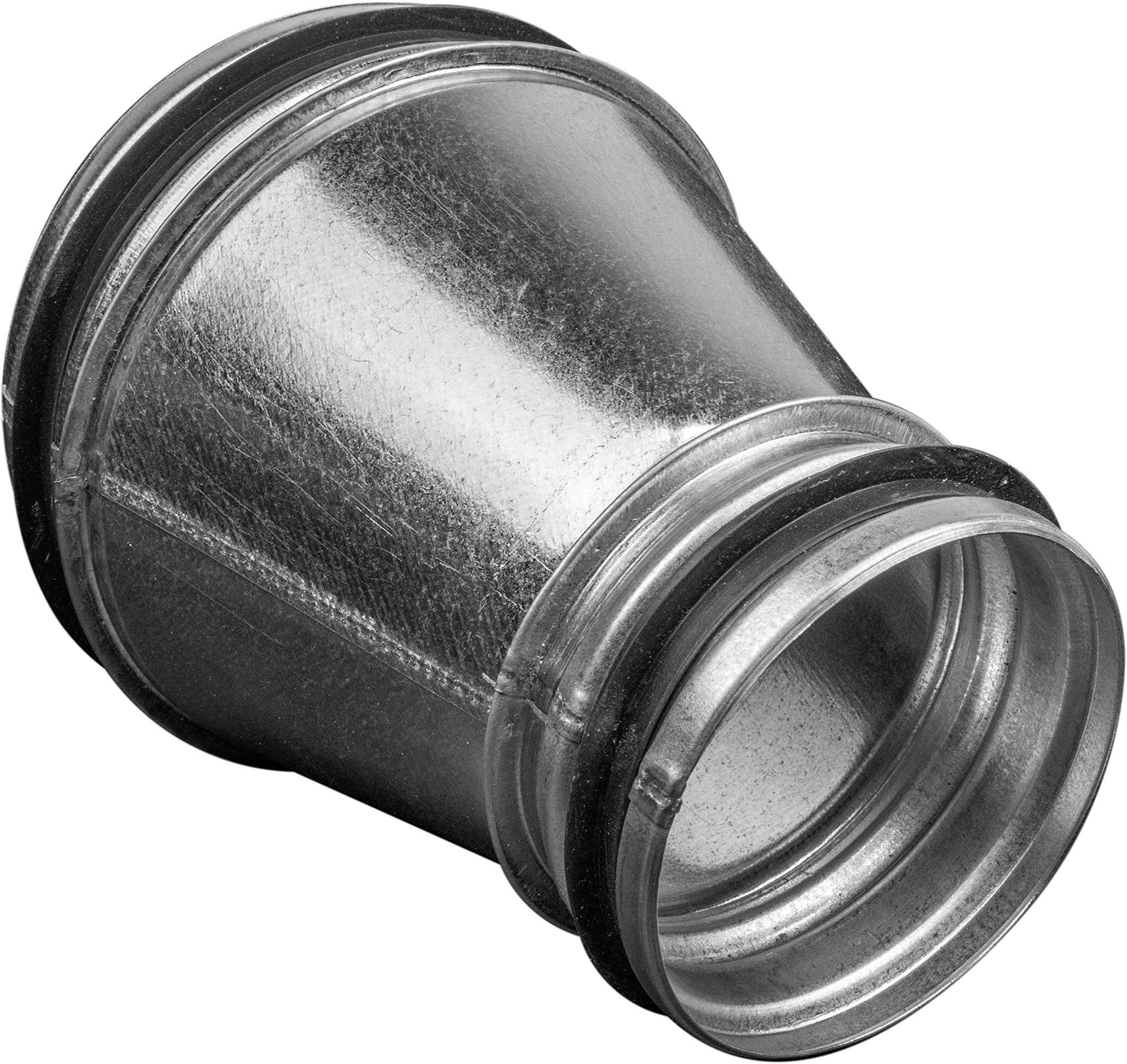 Vent Systems 6" Inch to 4" Inch Galvanized Steel Duct Reducer with ...