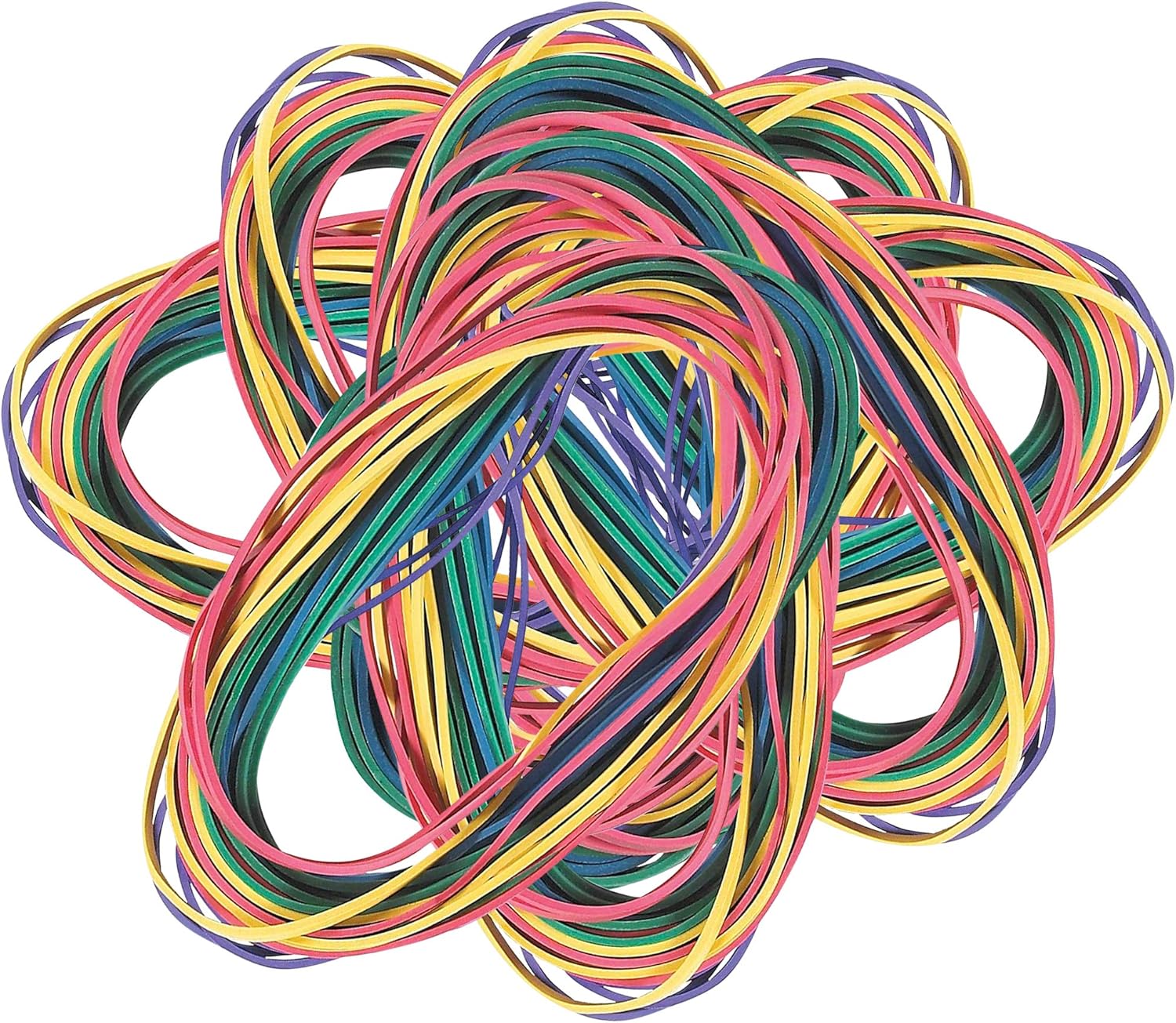 Amazon.com : 7" Multicolor Extra Large Rubber Bands - Assorted Mixed ...