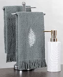 Amazon.com: Indecor Home 3Piece Bath Hand Towel Set, Ceramic Soap ...