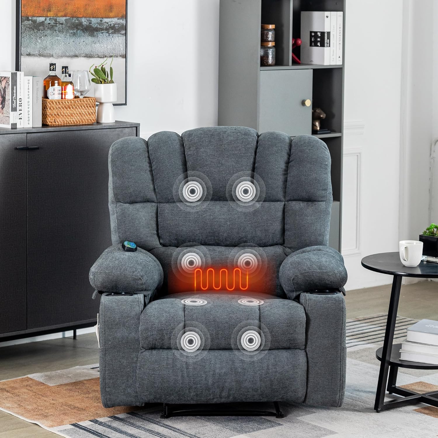 Amazon.com: Massage Recliner Chair Sofa, Back Massage Chair,Rocking ...
