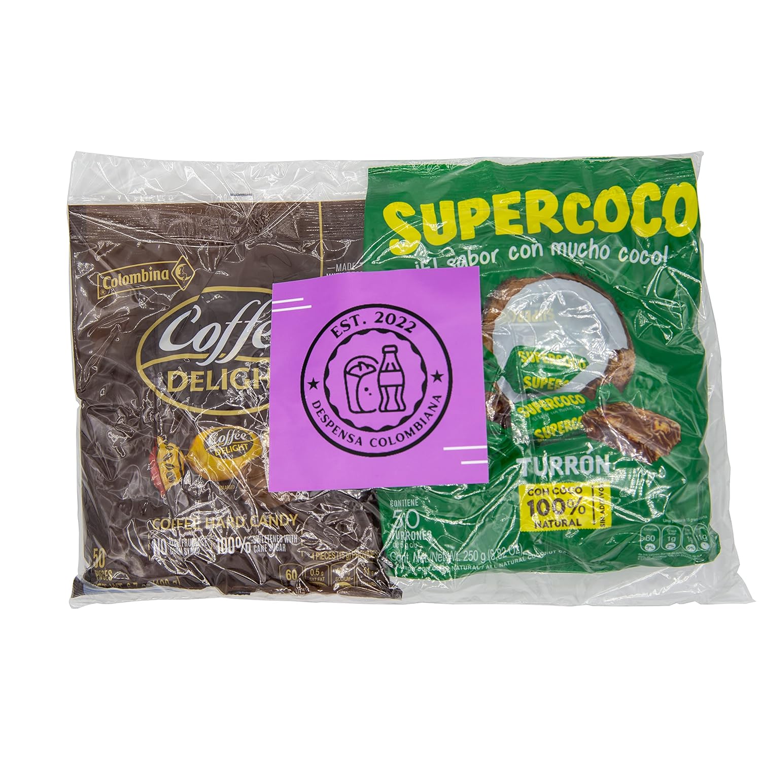Despensa Colombiana Paquete de caramelos Colombina Coffee Delight 100 ...