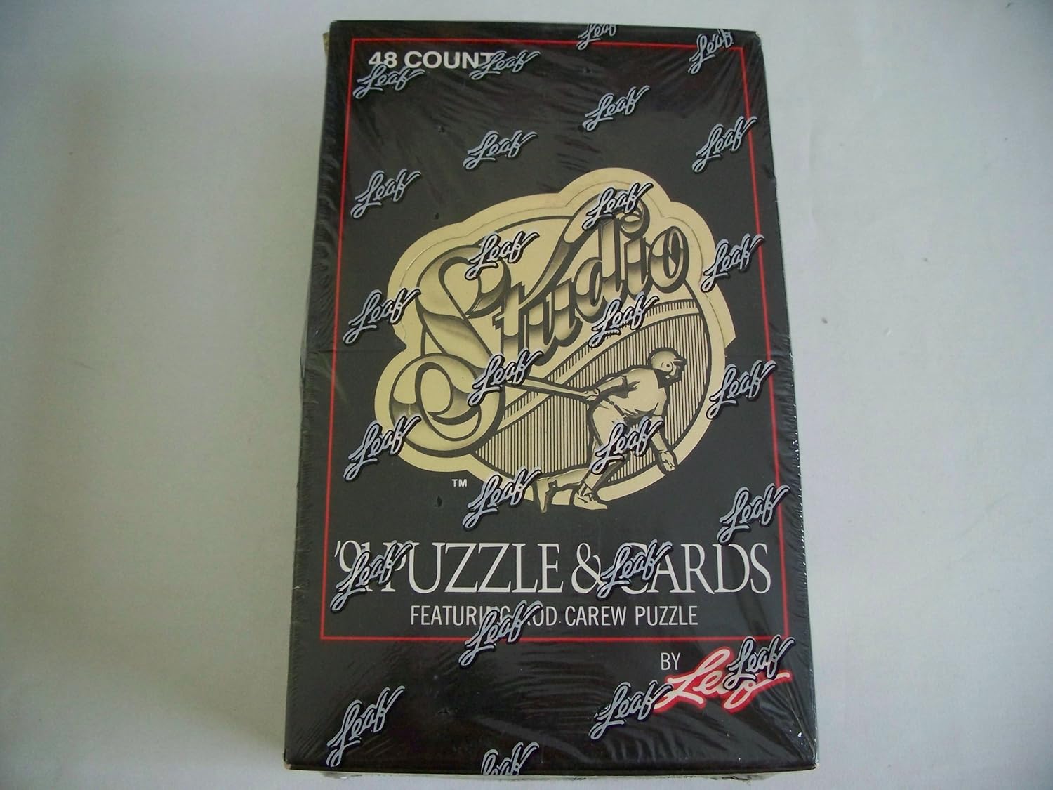 Studio '91 Puzzle & Baseball Cards - 48 Count: Leaf: Amazon.com: Books
